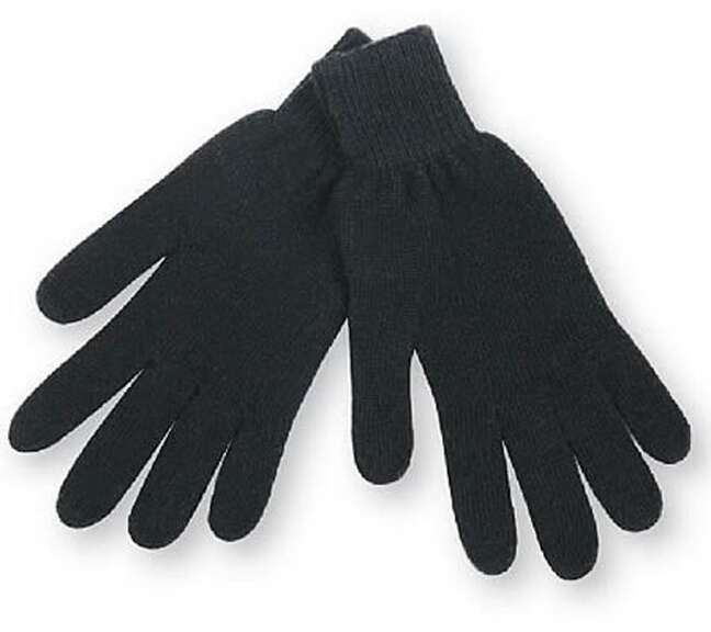 Basic Knit Gloves with Wool - 8,95