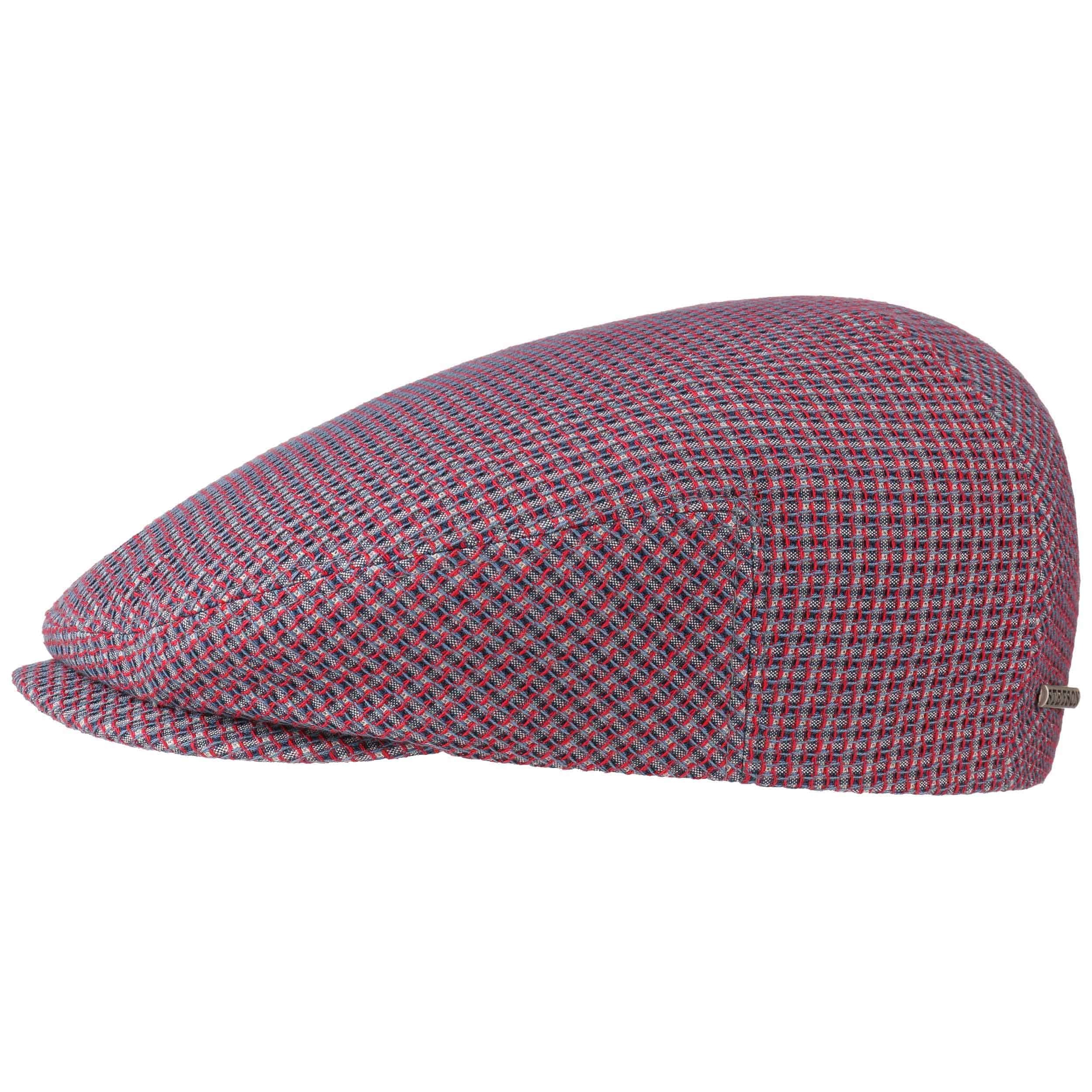 3D Effect Cotton Flat Cap by Stetson - 49,00
