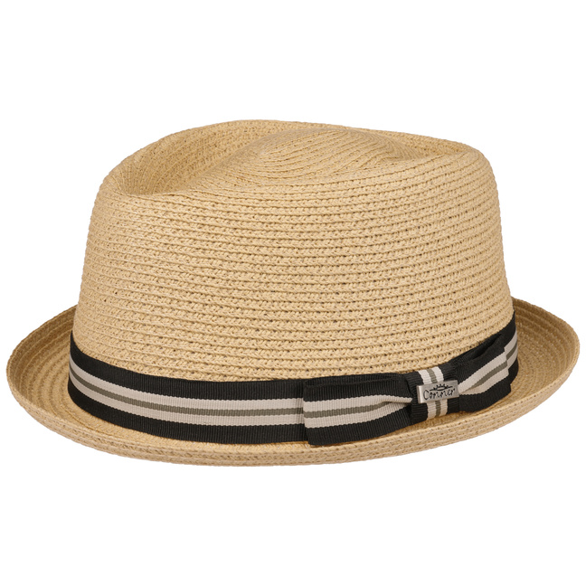 Manchester Pork Pie Straw Hat by Conner - 53,95