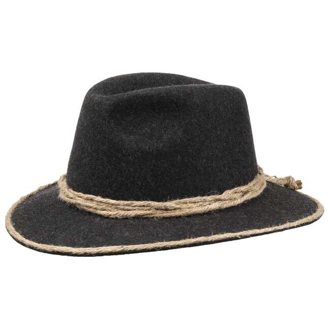 Traditional Tyrolean Hat with Cord Trim - 62,95
