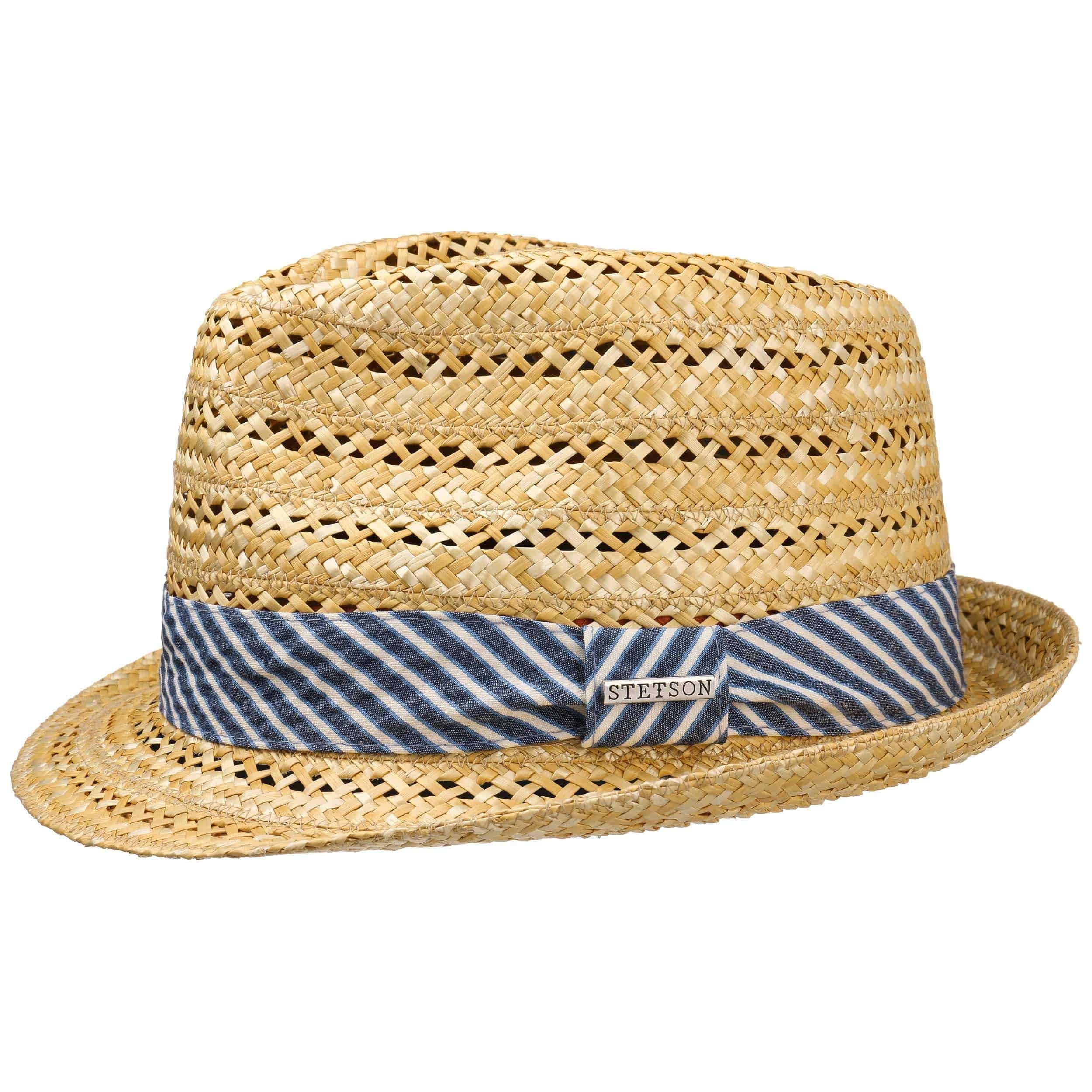 Vented Trilby Wheat Straw Hat by Stetson - 39,00