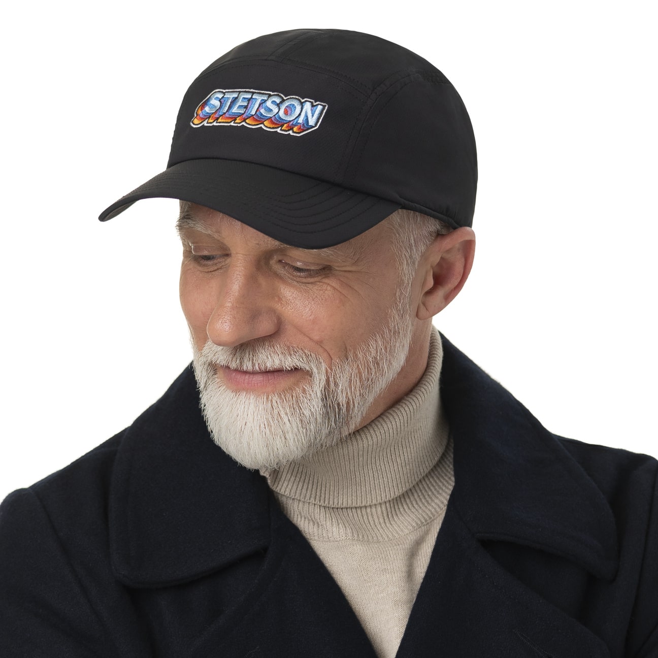 5 Panel Stacked Letters Cap by Stetson - 59,00