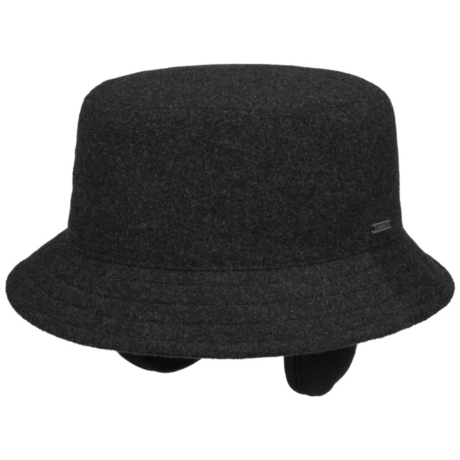 Midval Bucket Wool Hat with Ear Flaps by Stetson - 99,00