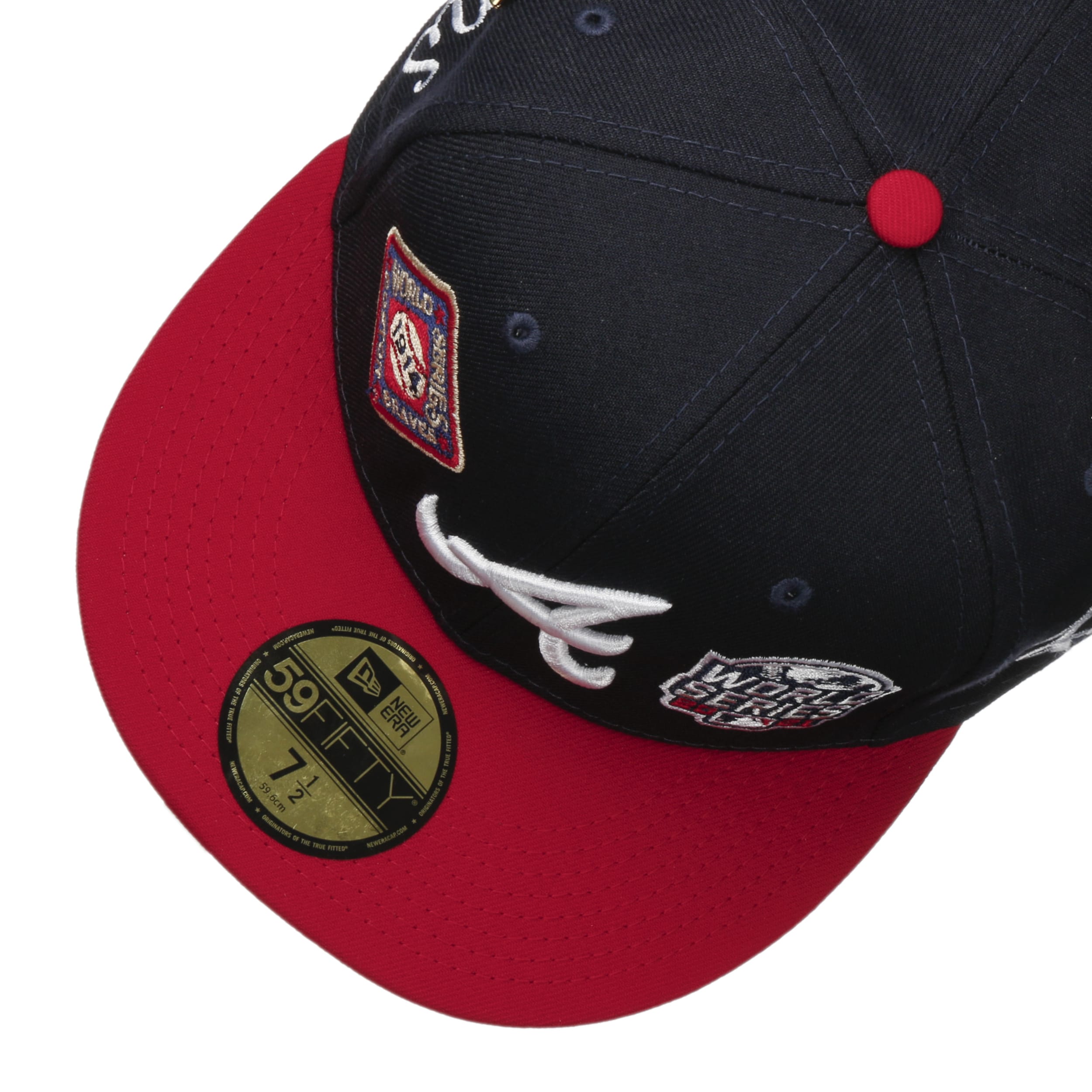 59Fifty MLB World Series Braves Cap by New Era - 57,95