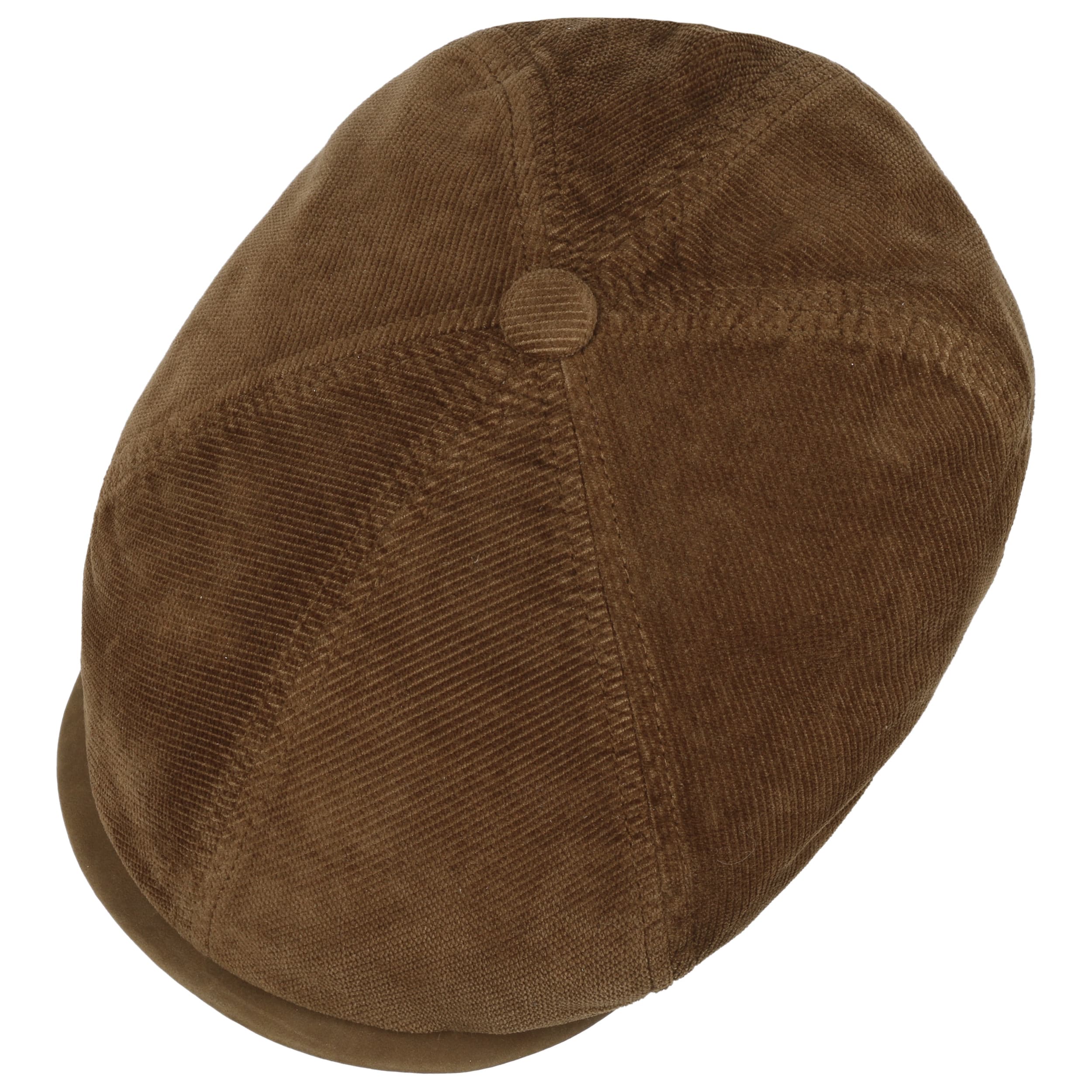 6 Panel Cotton Structure Flat Cap by Stetson - 119,00