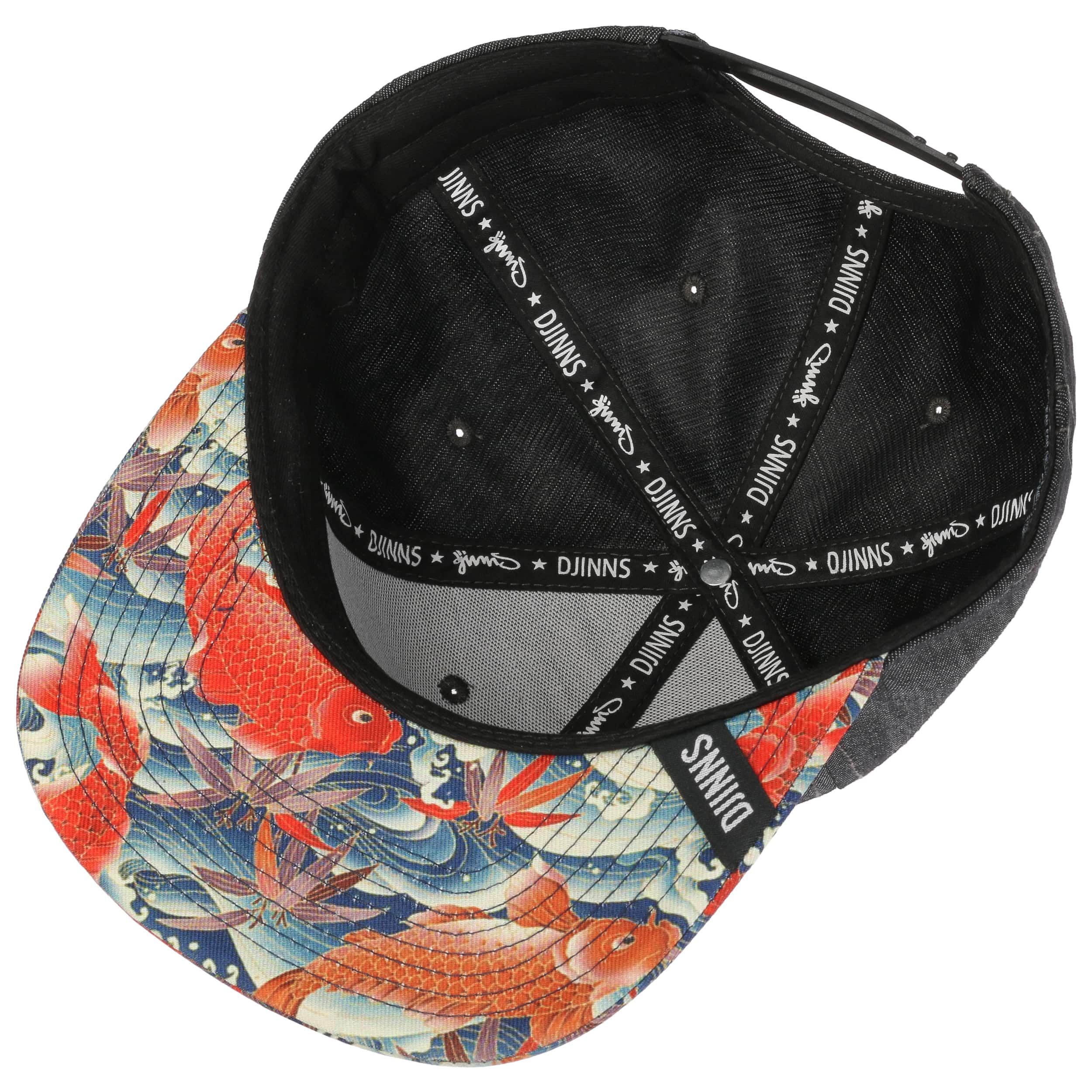 6 Panel Koi Rev Cap by Djinns - 29,95