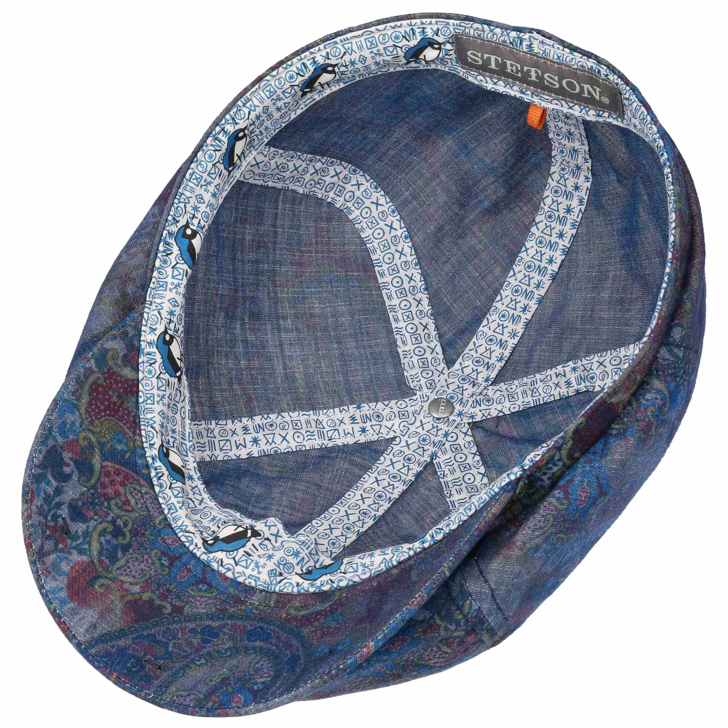 6-Panel Paisley Flat Cap by Stetson - 61,95