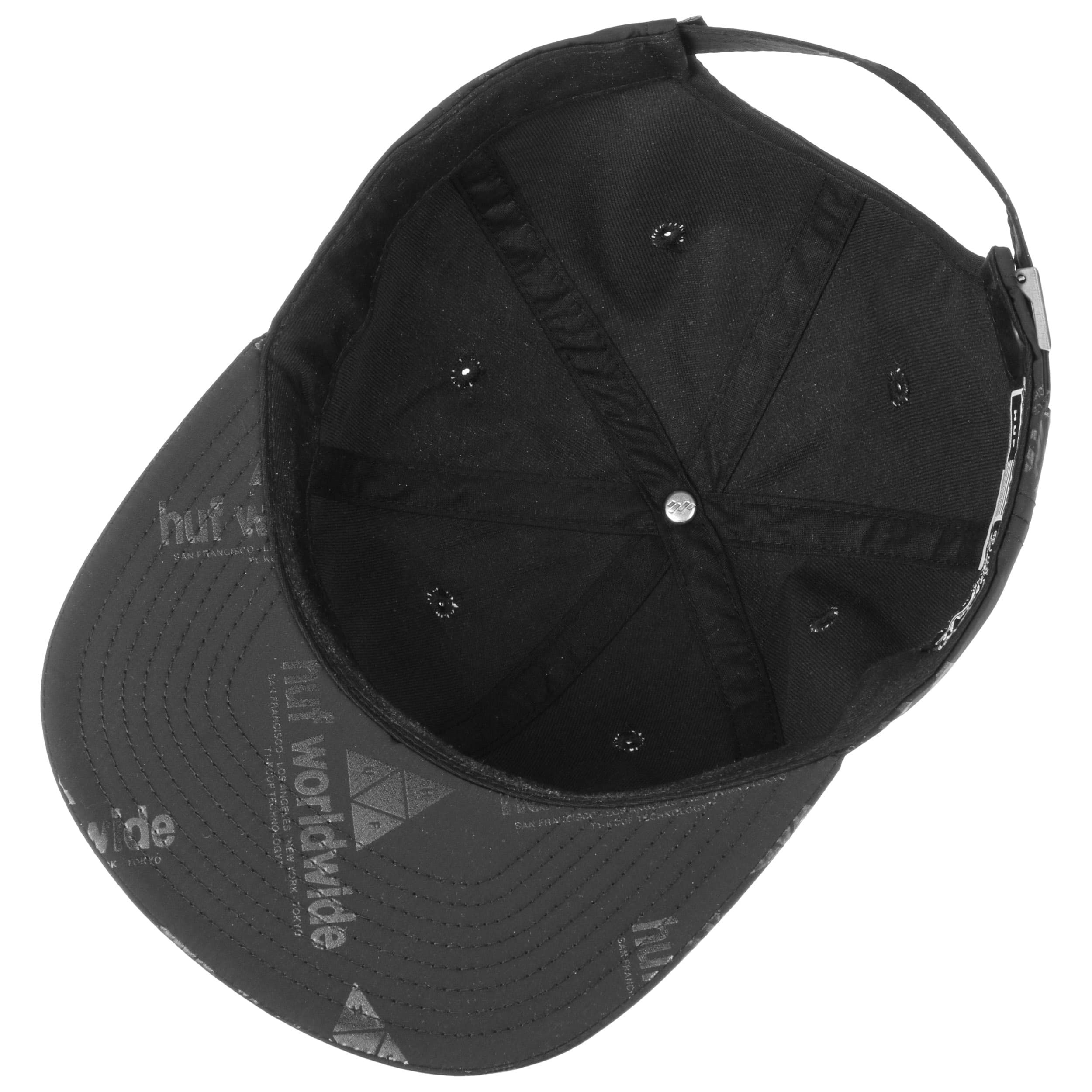 6 Panel Peak Strapback Cap by HUF --> Shop Hats, Beanies & Caps online ...