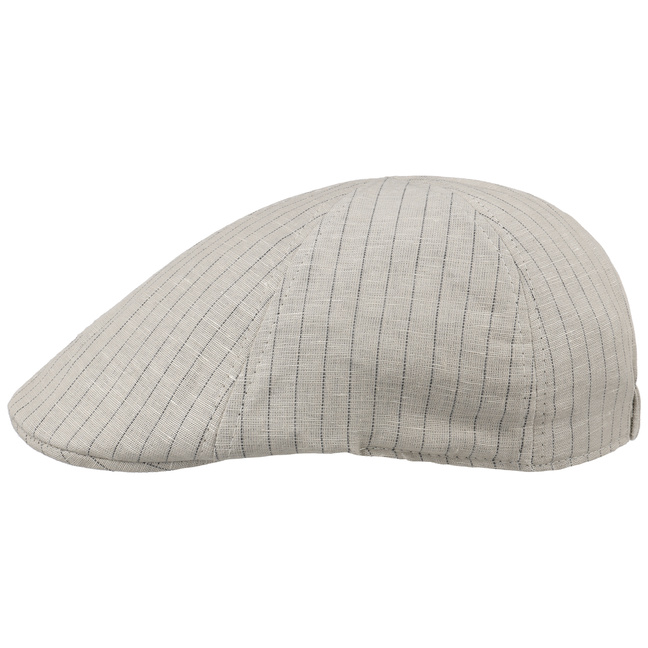 Classic Stripes Linen Flat Cap by Lipodo - 32,95