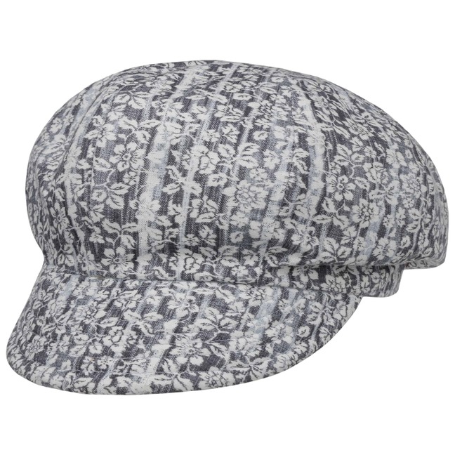 Flowers & Stripes Newsboy Cap by Alfonso D’Este - 56,95