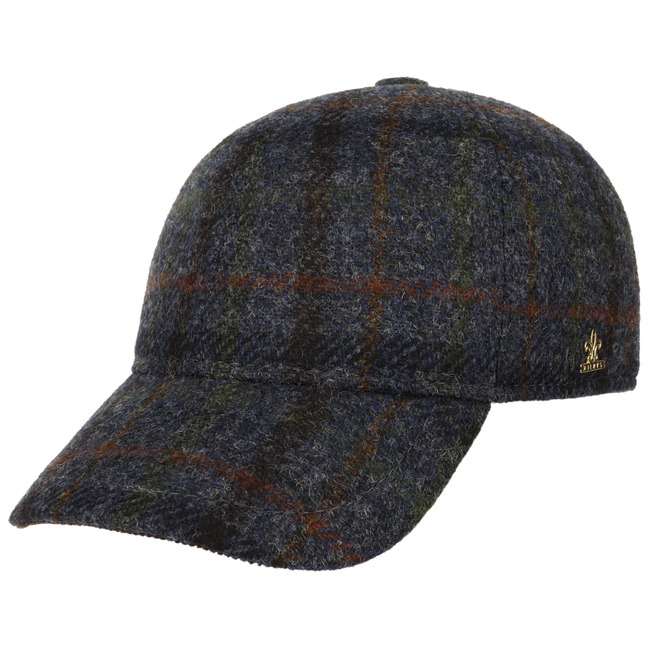 Harris Tweed Check Cap by Lierys Gold - 123,95