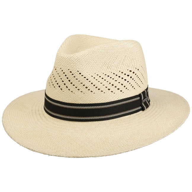 Vented Crown Traveller Panama-Hatt by Stetson - 2349,00 kr