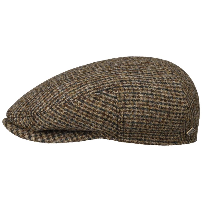 Harris Tweed Classic Driver Flat Cap by JJ Hats - 144,95