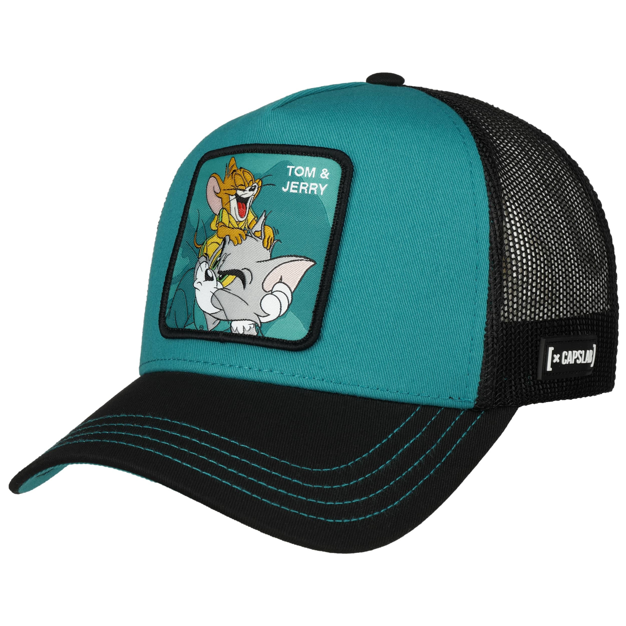 Tom & Jerry Laughing Trucker Cap by Capslab --> Shop Hats, Beanies ...