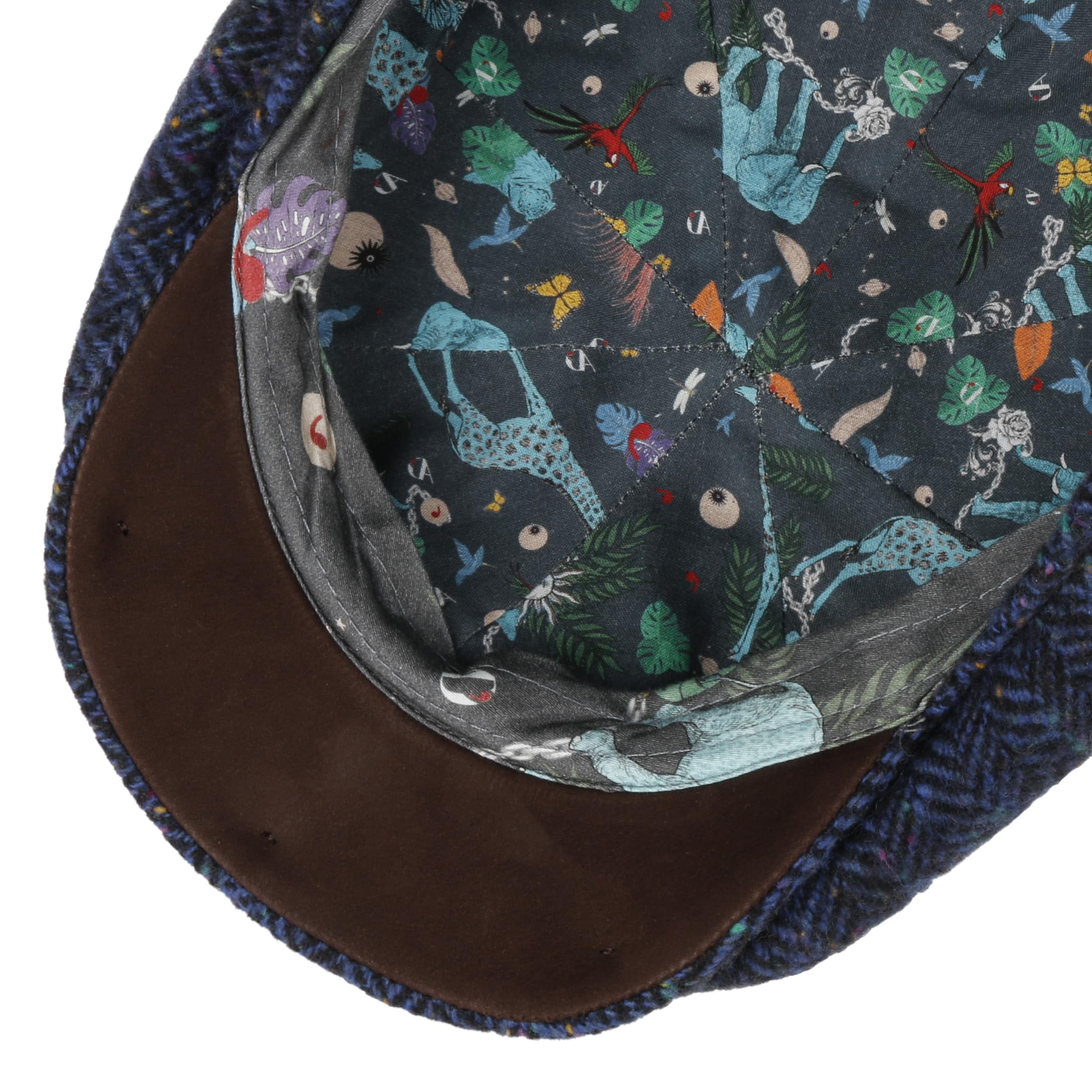 8 Panel Colour Dots Flat Cap by Alfonso D’Este - 86,95