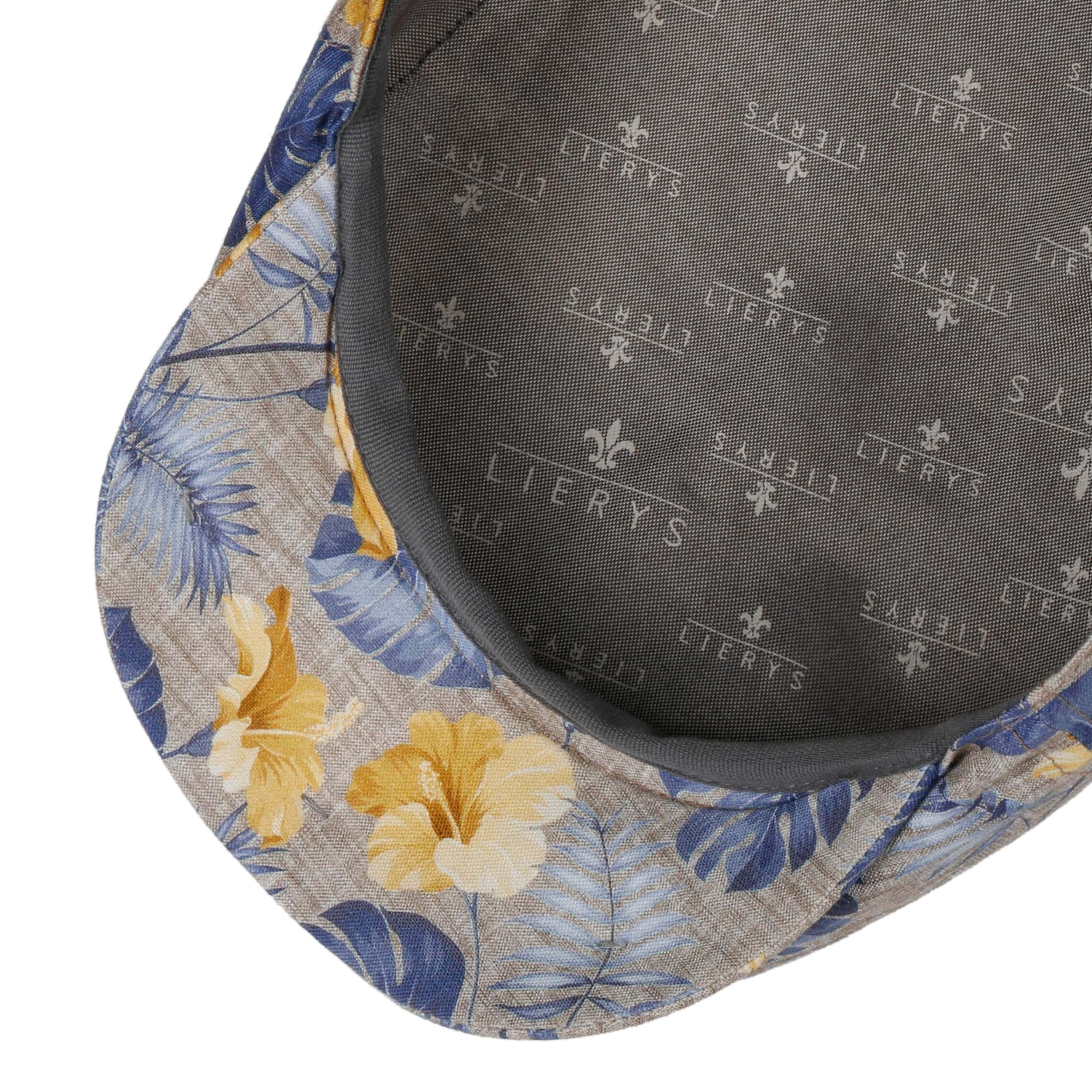 8 Panel Flower Print Flat Cap by Lierys - 56,95