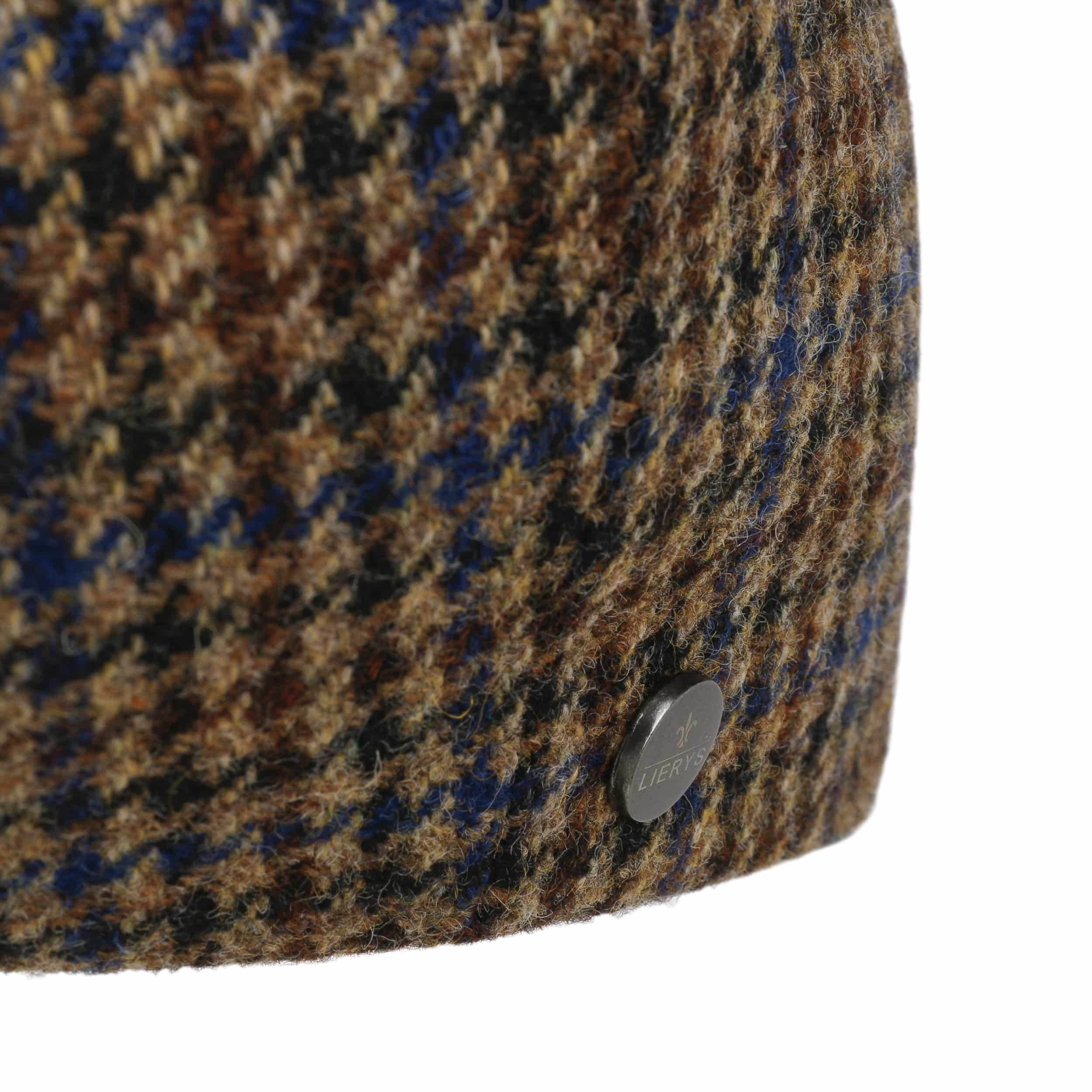 8 Panel Houndstooth Flat Cap by Lierys --> Shop Hats, Beanies & Caps ...