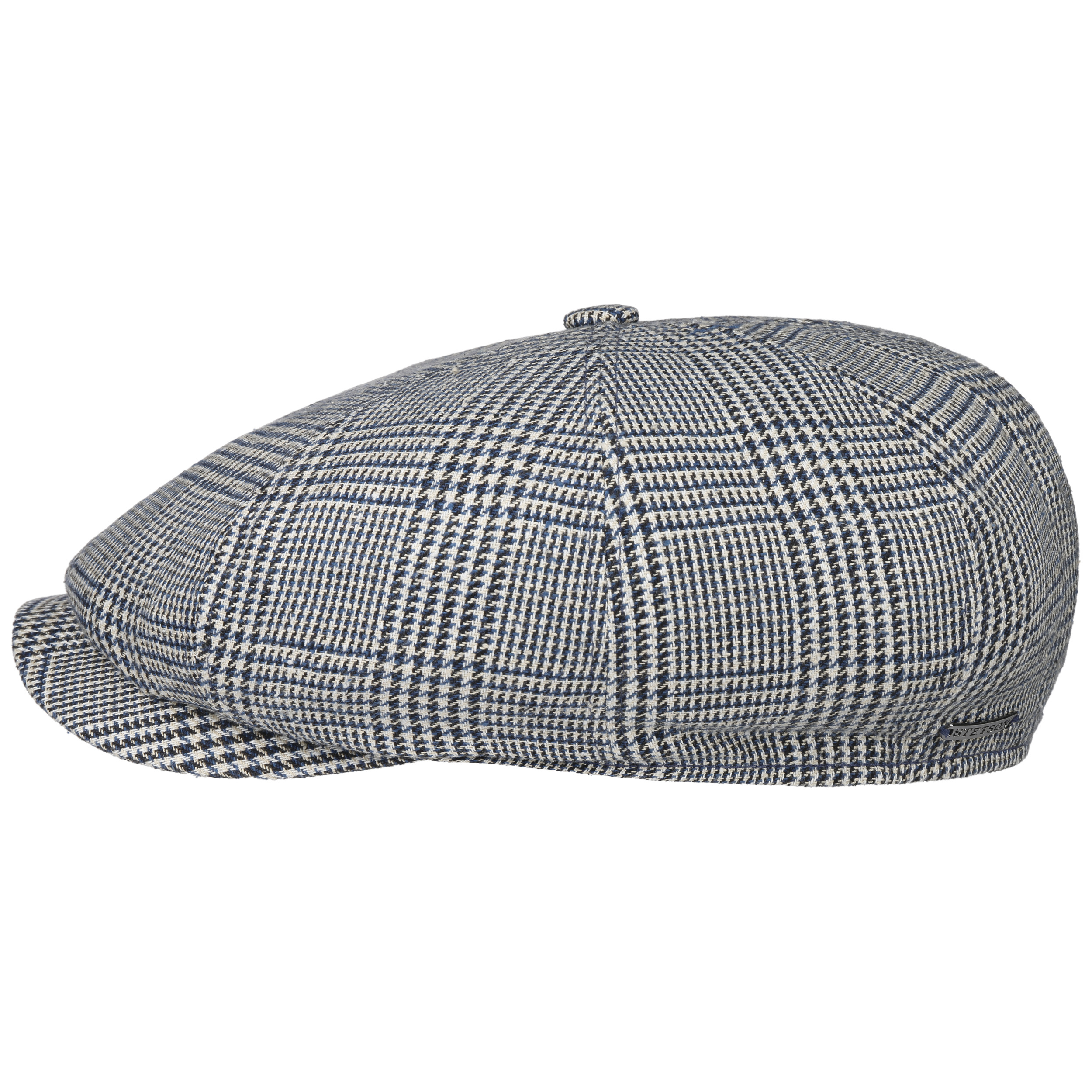 8 Panel Houndstooth Flat Cap by Stetson - 135,45
