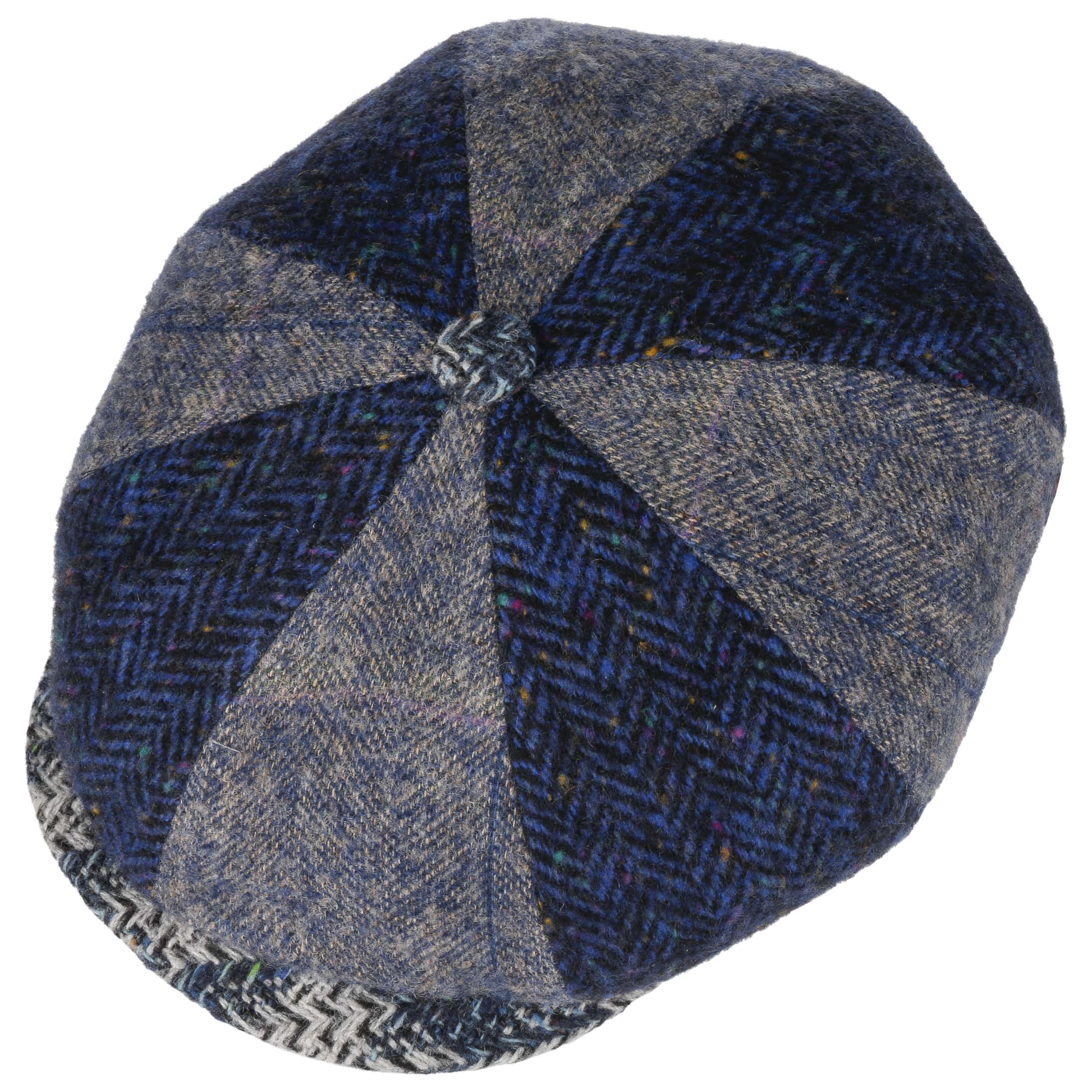 8 Panel Patchwork Flat Cap by Alfonso D’Este - 87,95