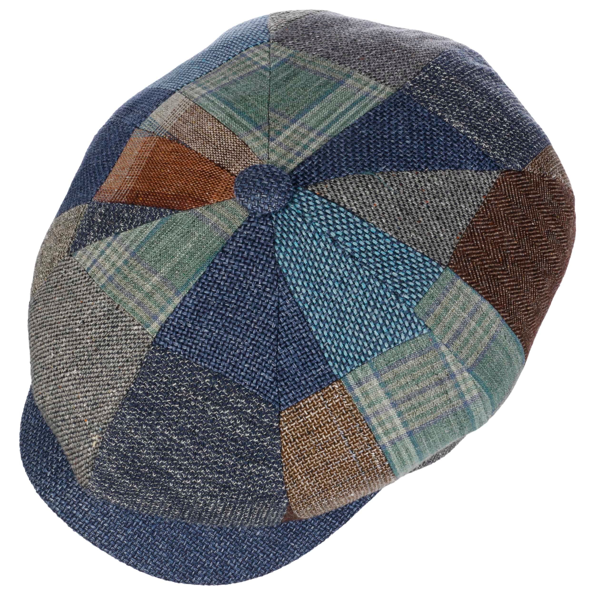 8 Panel Patchwork Flat Cap by Lierys - 71,95