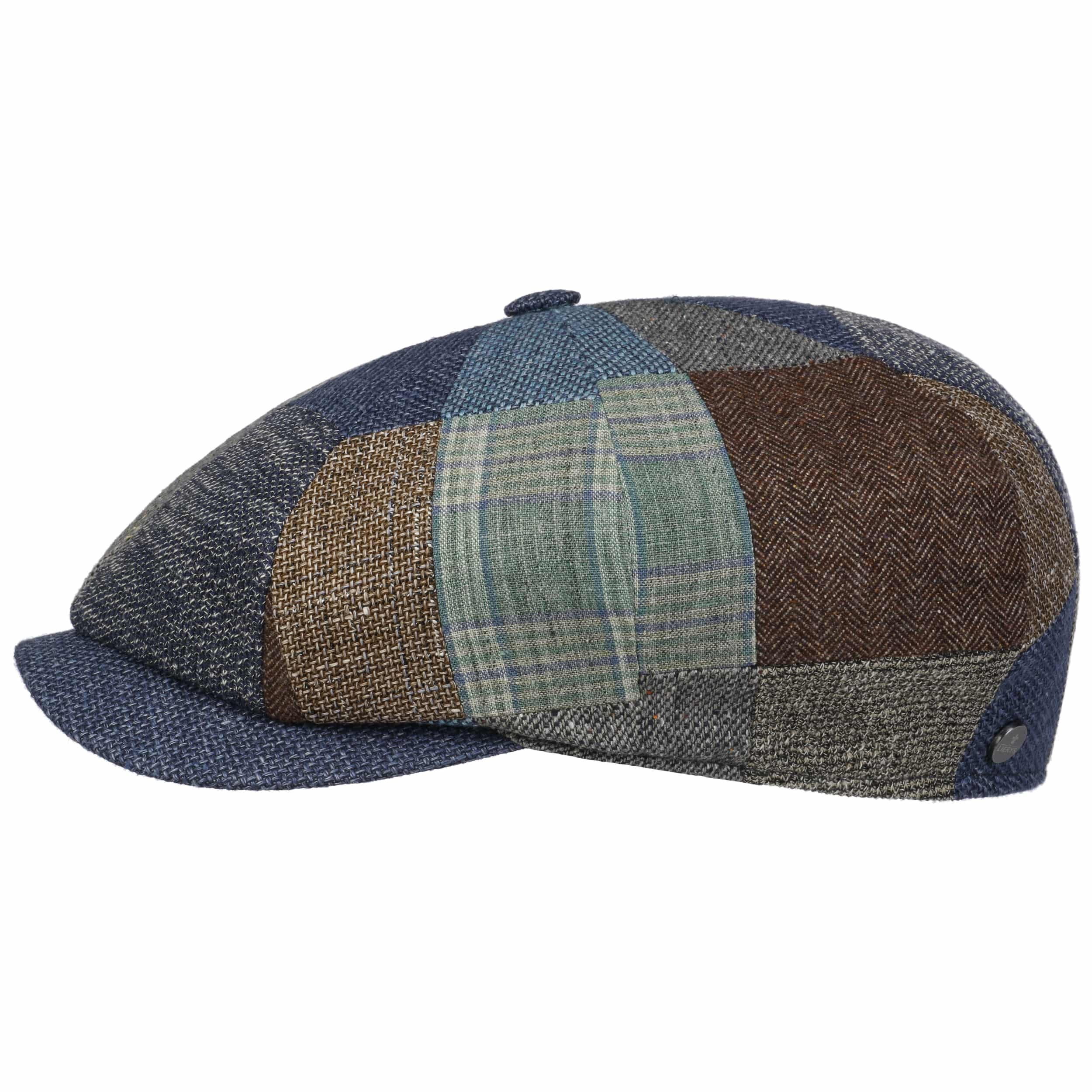 8 Panel Patchwork Flat Cap by Lierys - 71,95