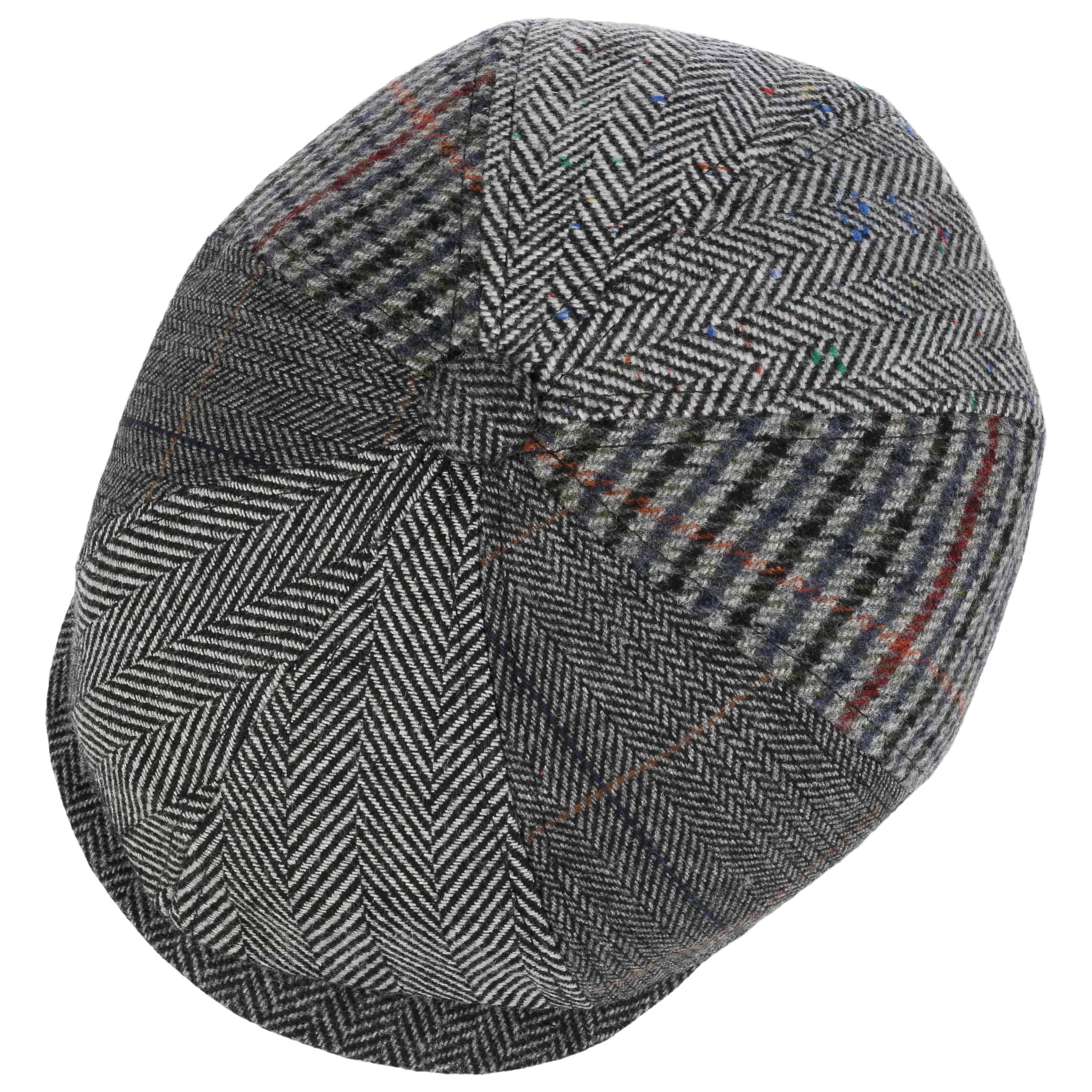 8 Panel Patchwork Flat Cap by Lipodo - 32,95