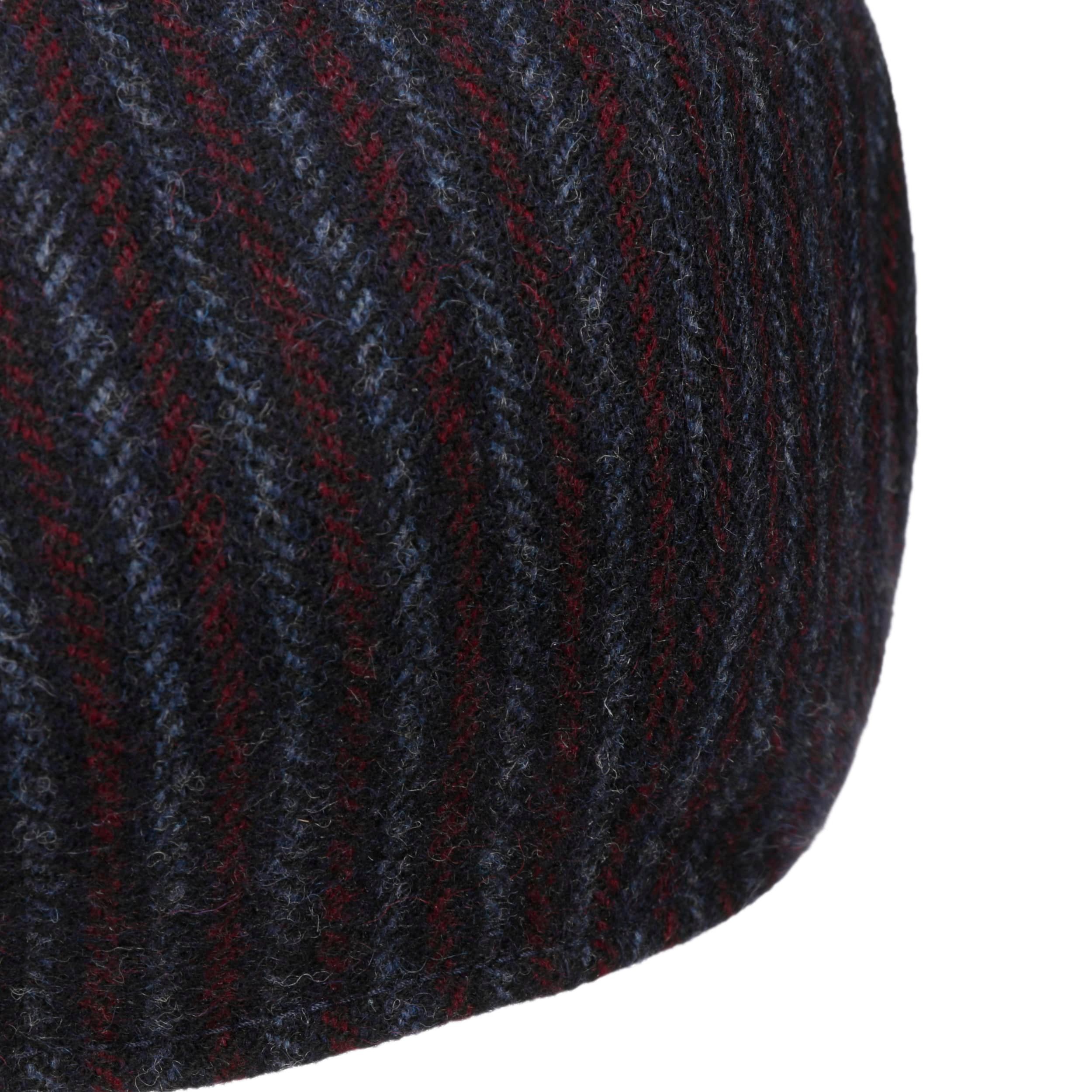 8 Panel Woolen Stripe Flat Cap by Stetson - 129,95