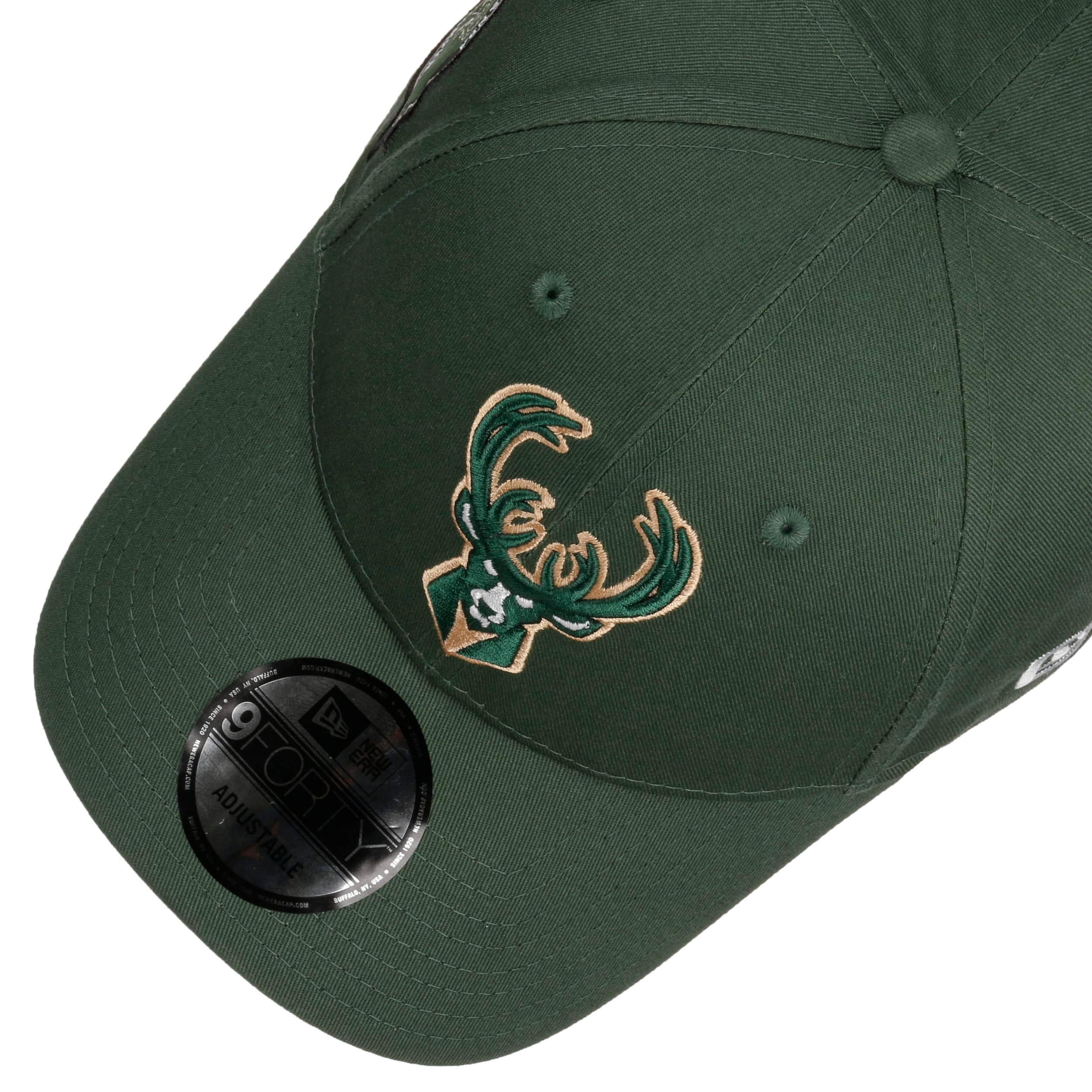 9Forty NBA Side Patch Bucks Cap by New Era - 35,95