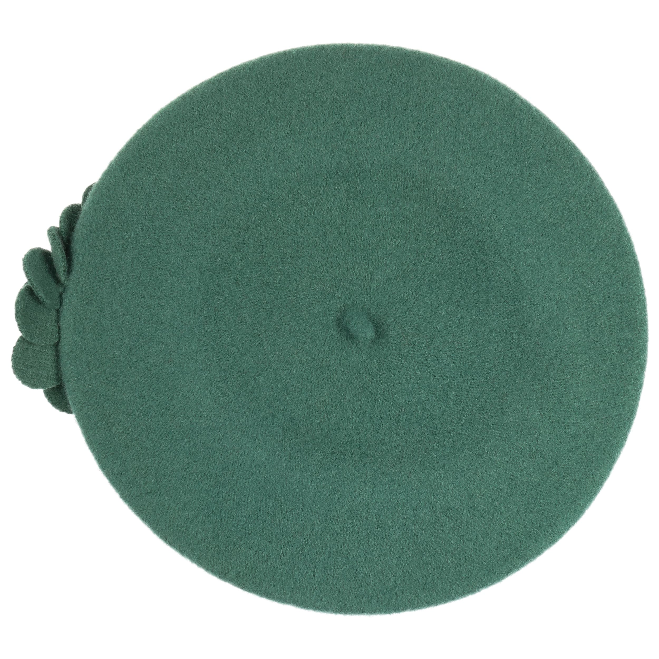 Agris Flower Wool Basque Beret by Lierys - 83,95