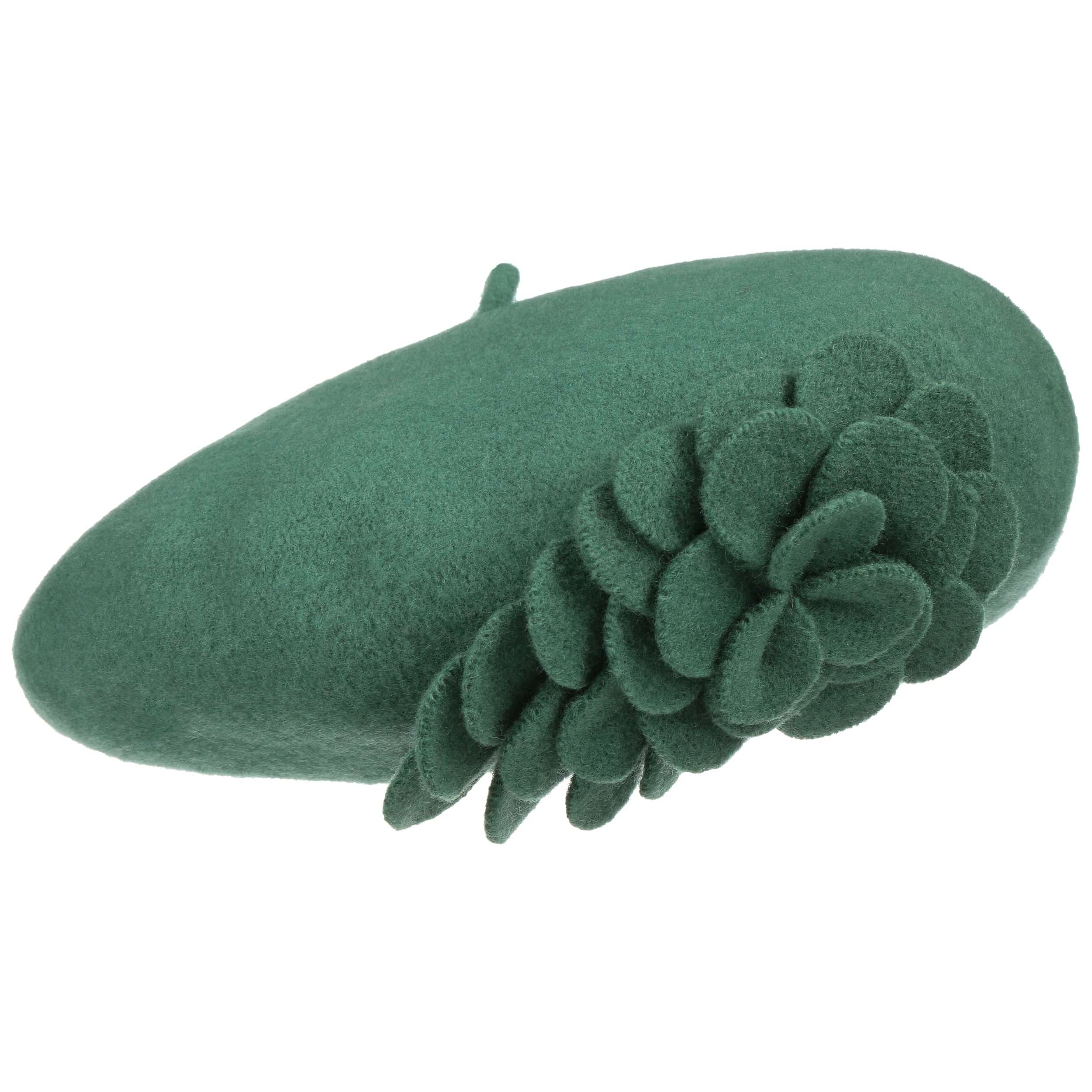 Agris Flower Wool Basque Beret by Lierys - 83,95