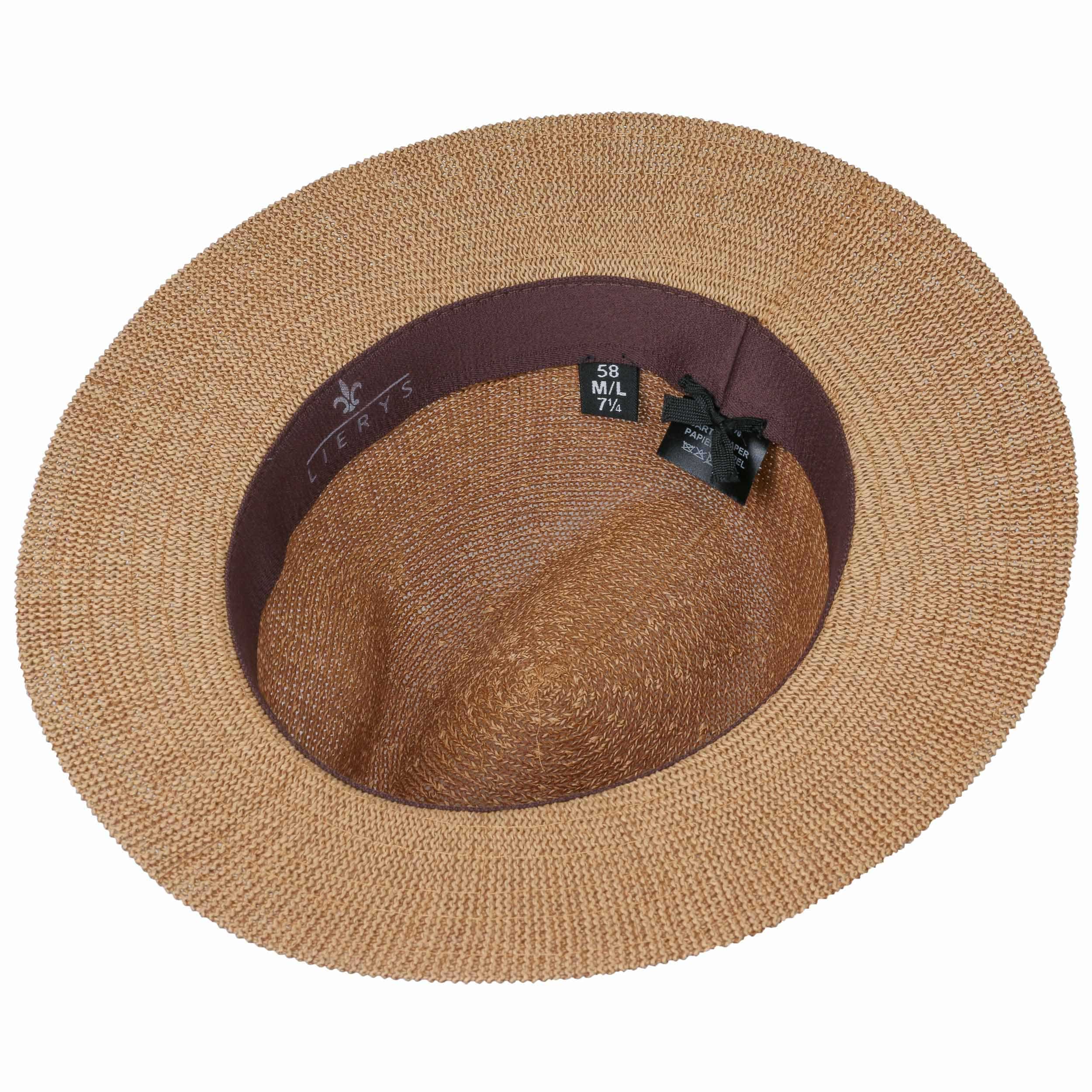 Airy Stripe Traveller Straw Hat by Lierys --> Shop Hats, Beanies & Caps ...