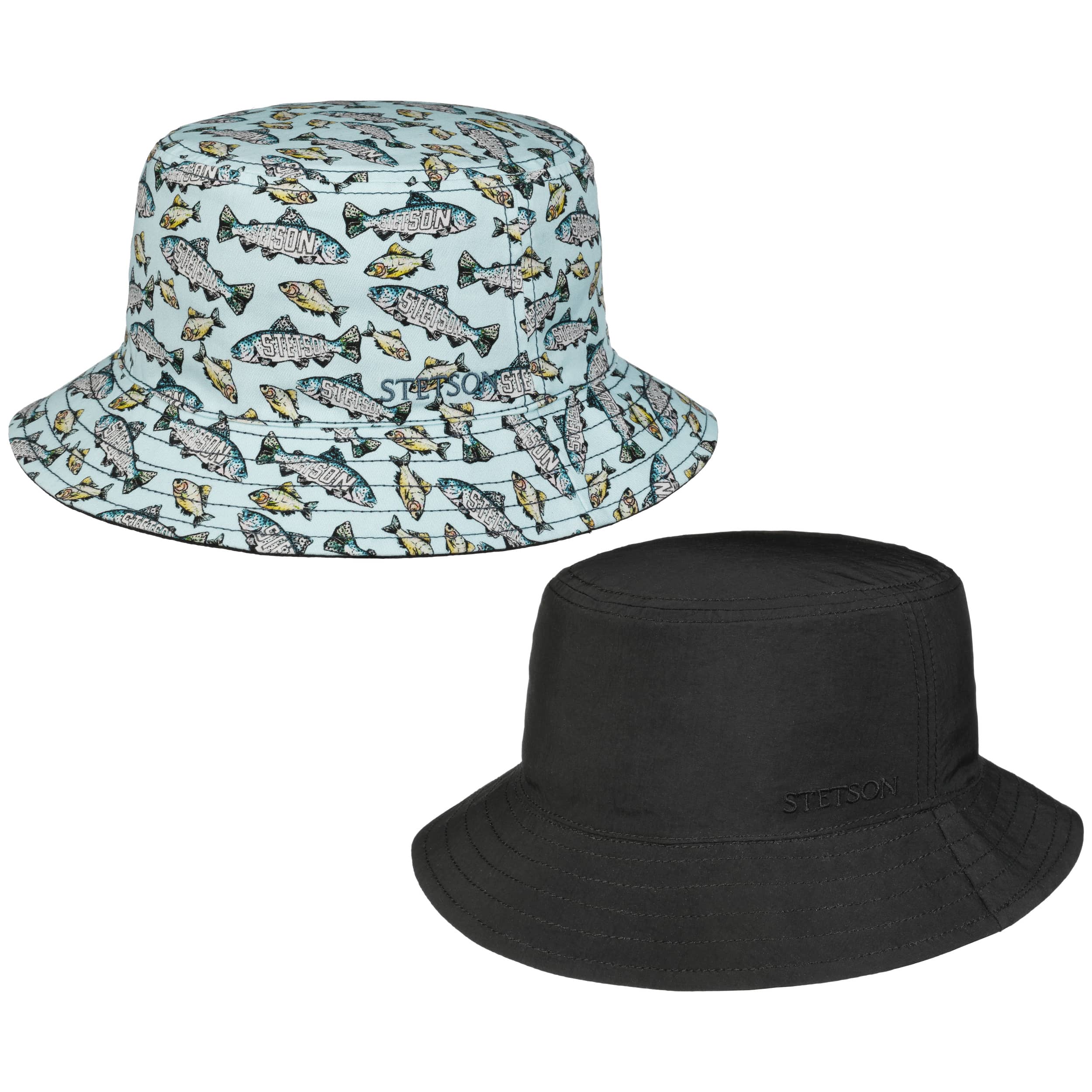 Allover Fish Bucket Reversible Hat by Stetson - 69,00