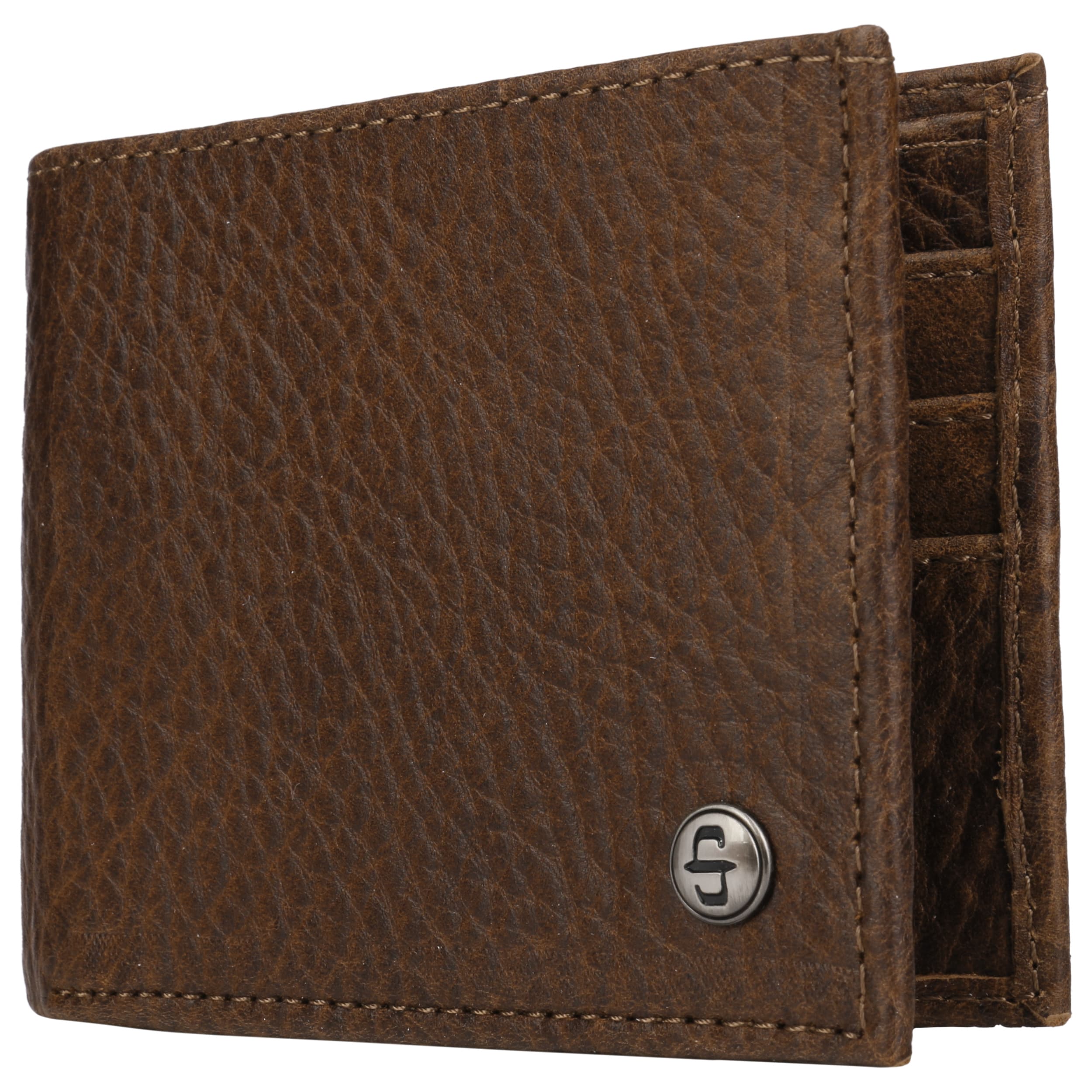 American Bison Leather Bi-fold Wallet by Stetson --> Shop Hats, Beanies ...