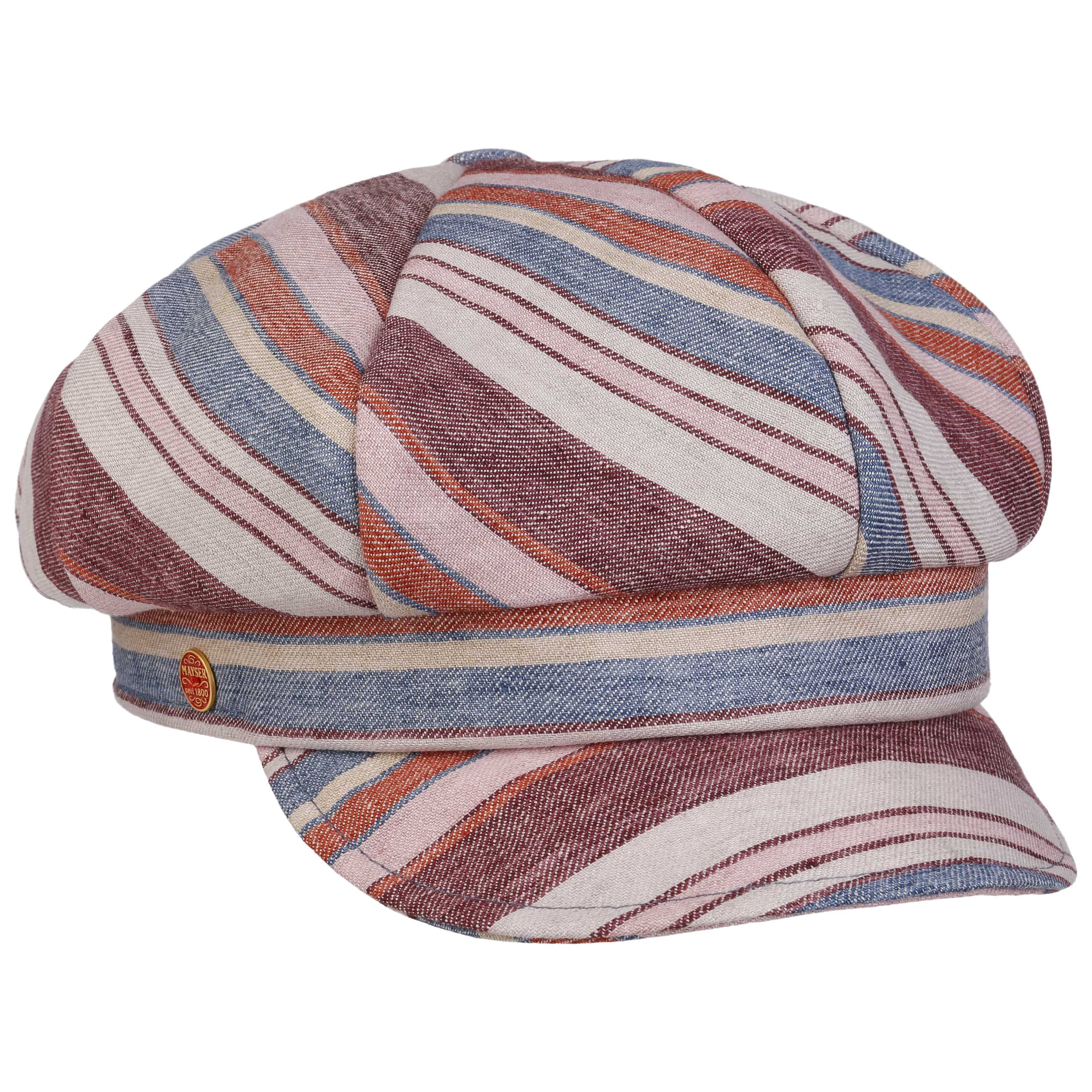 Anja Multicolour Stripes Newsboy Cap by Mayser - 83,95