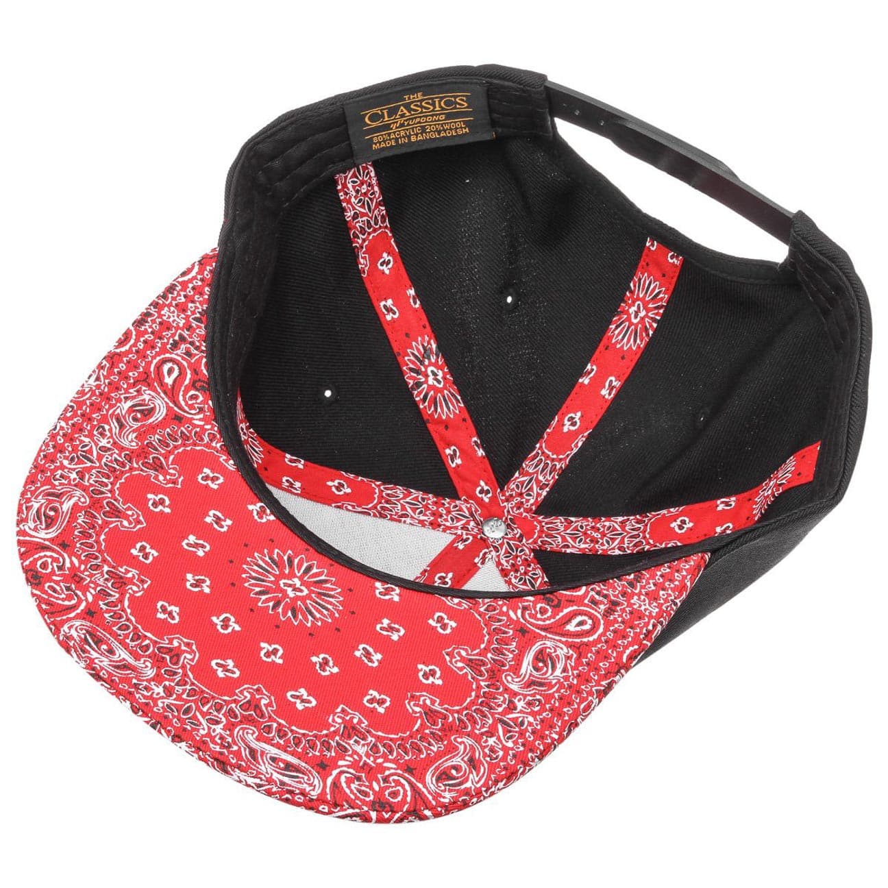 Bandana Snapback Cap --> Shop Hats, Beanies & Caps online Hatshopping