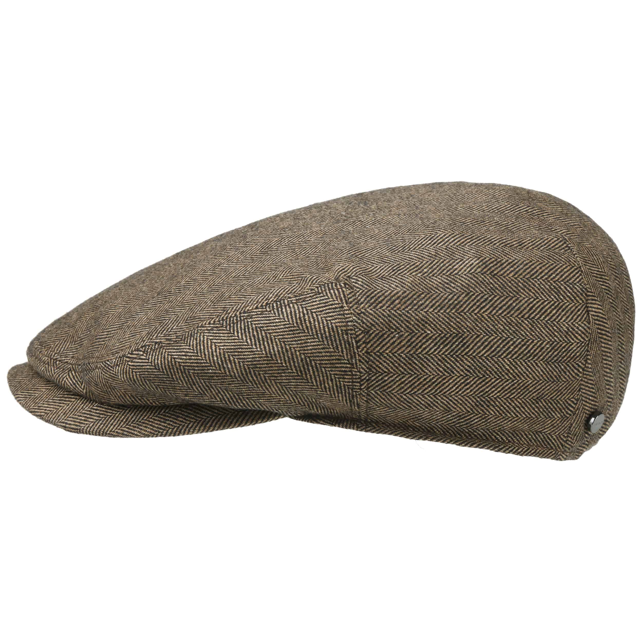 Bandera Herringbone Flat Cap by Stetson - 134,95