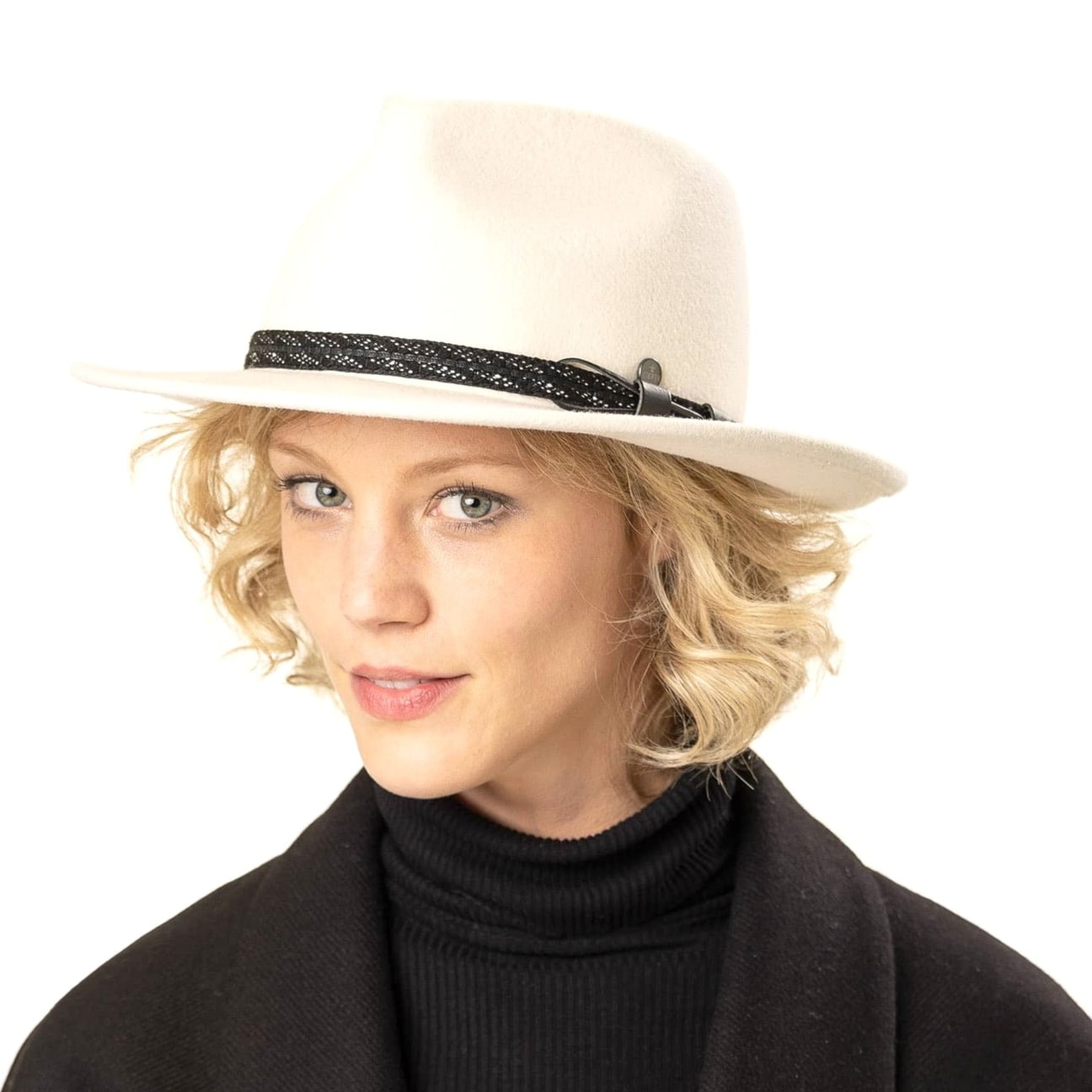 Barnell White Bogart Wool Felt Hat by Lierys --> Shop Hats, Beanies ...