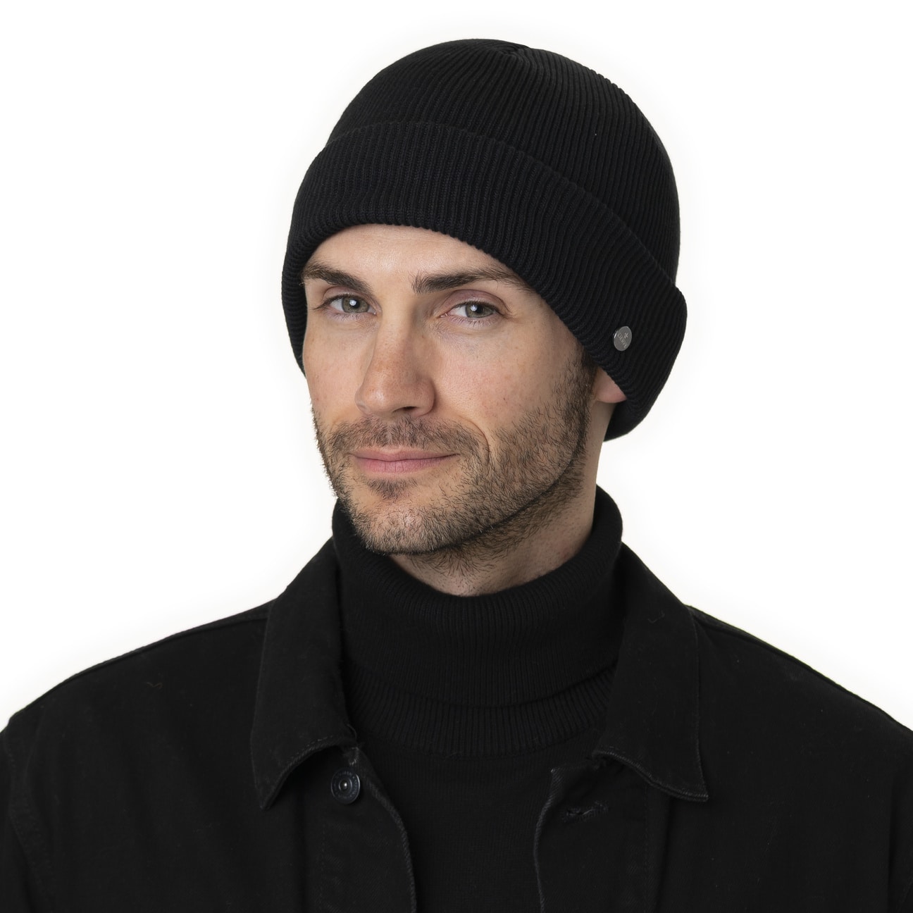 Basic Beanie with Cuff by Lierys --> Shop Hats, Beanies & Caps online Hatshopping