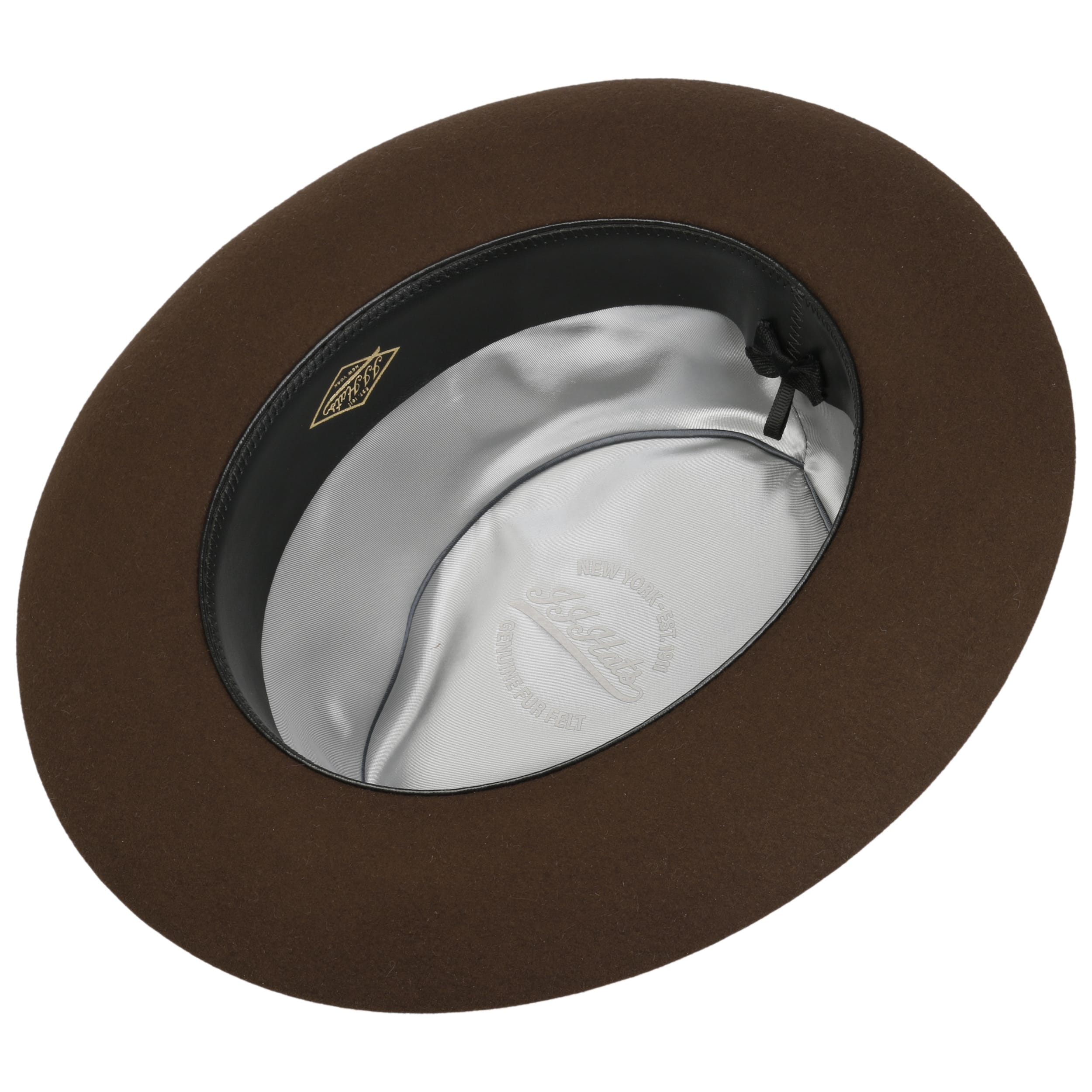 Beaver Fedora Fur Felt Hat by JJ Hats - 363,95