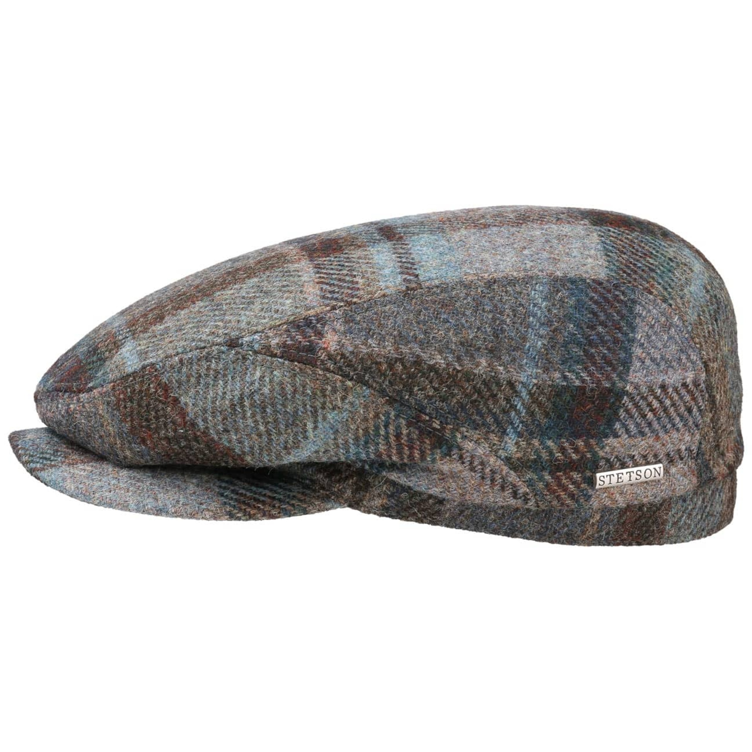 Belfast Check Flat Cap by Stetson - 59,00