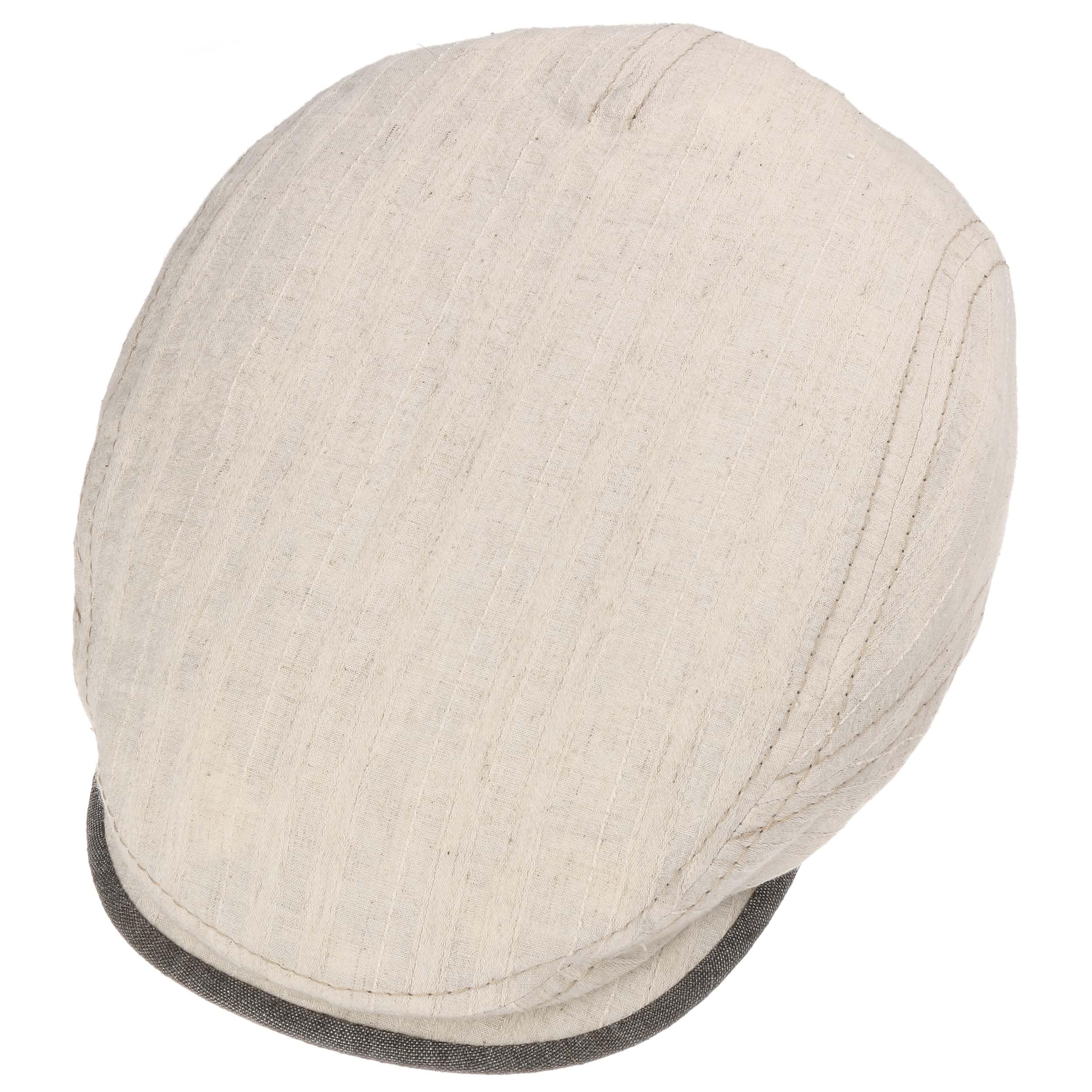 Belfast Cotton-Linen Flat Cap by Stetson - 79,00