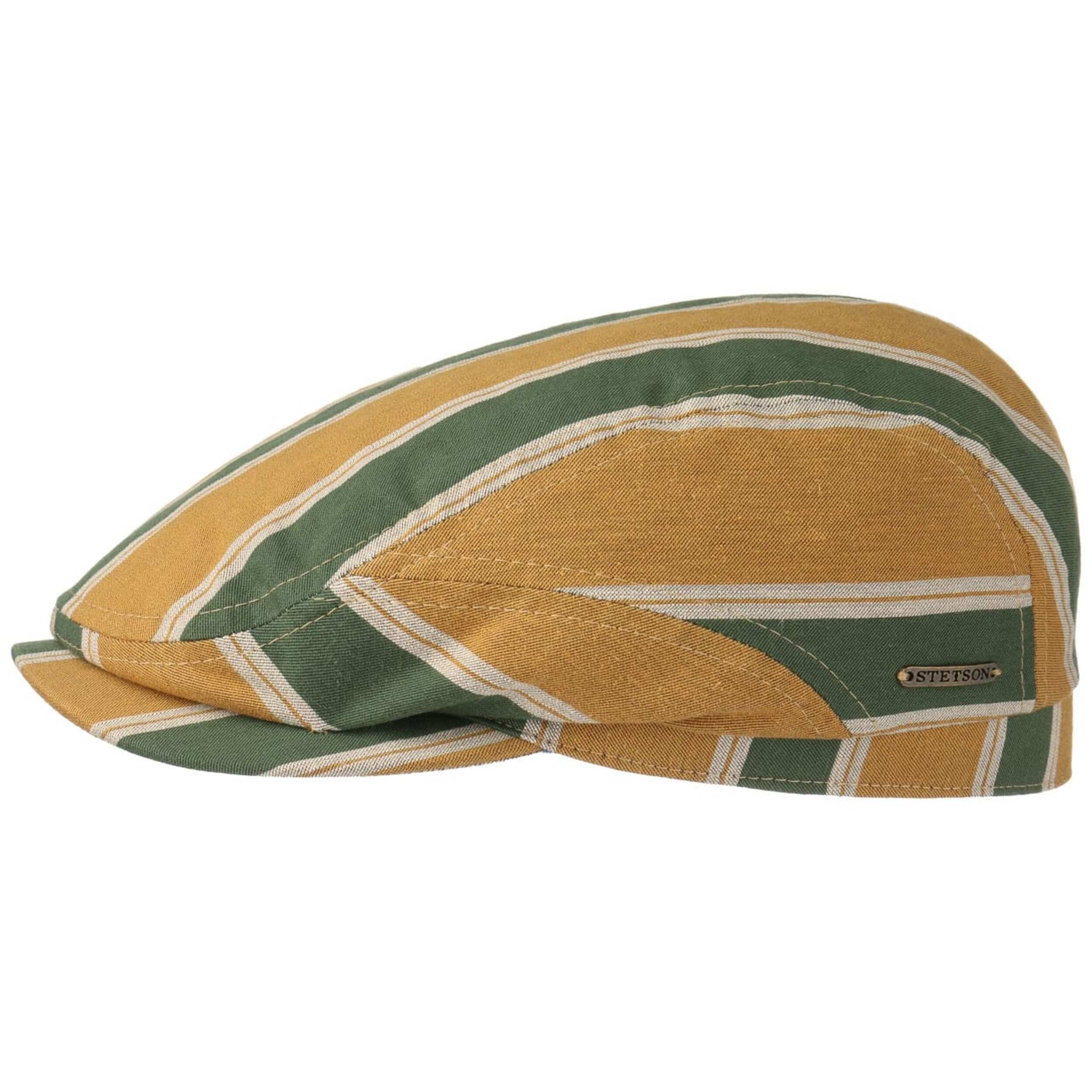 Belfast Stripe Flat Cap by Stetson - 69,00