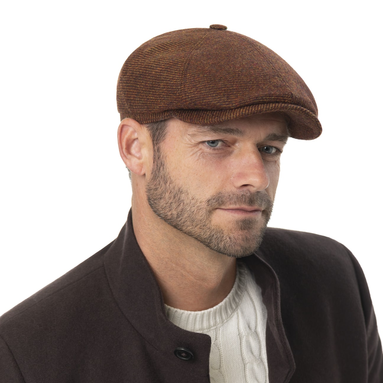 Bendavoa Wool 6 Panel Flat Cap by Stetson - 119,00