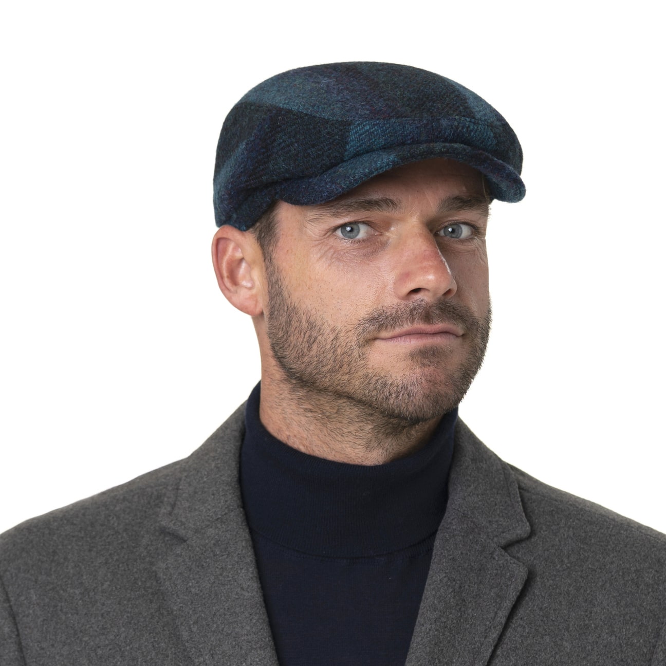 Berneray Harris Tweed Flat Cap by Stetson - 119,00