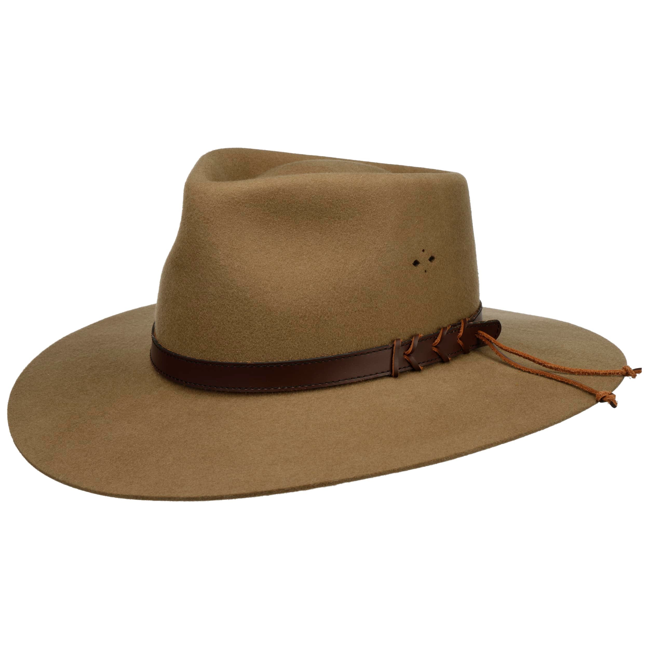 Big Australian Traveller Wool Hat by Statesman - 97,95