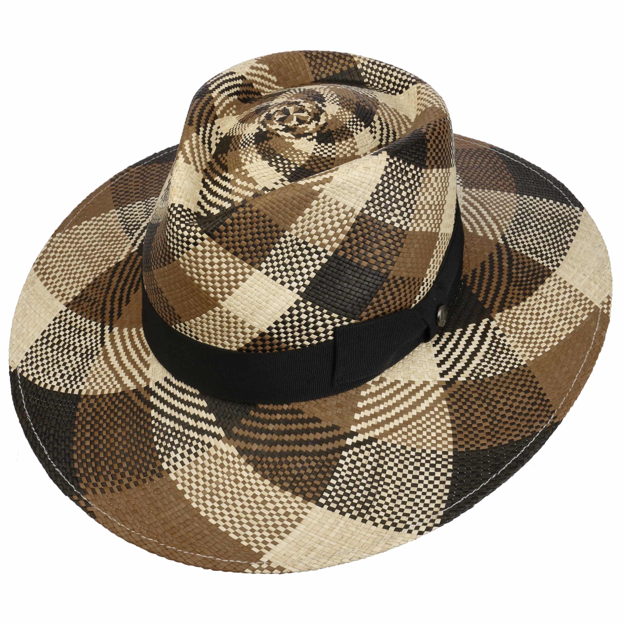Big Brim Tricolour Panama Hat by Lierys - 165,95