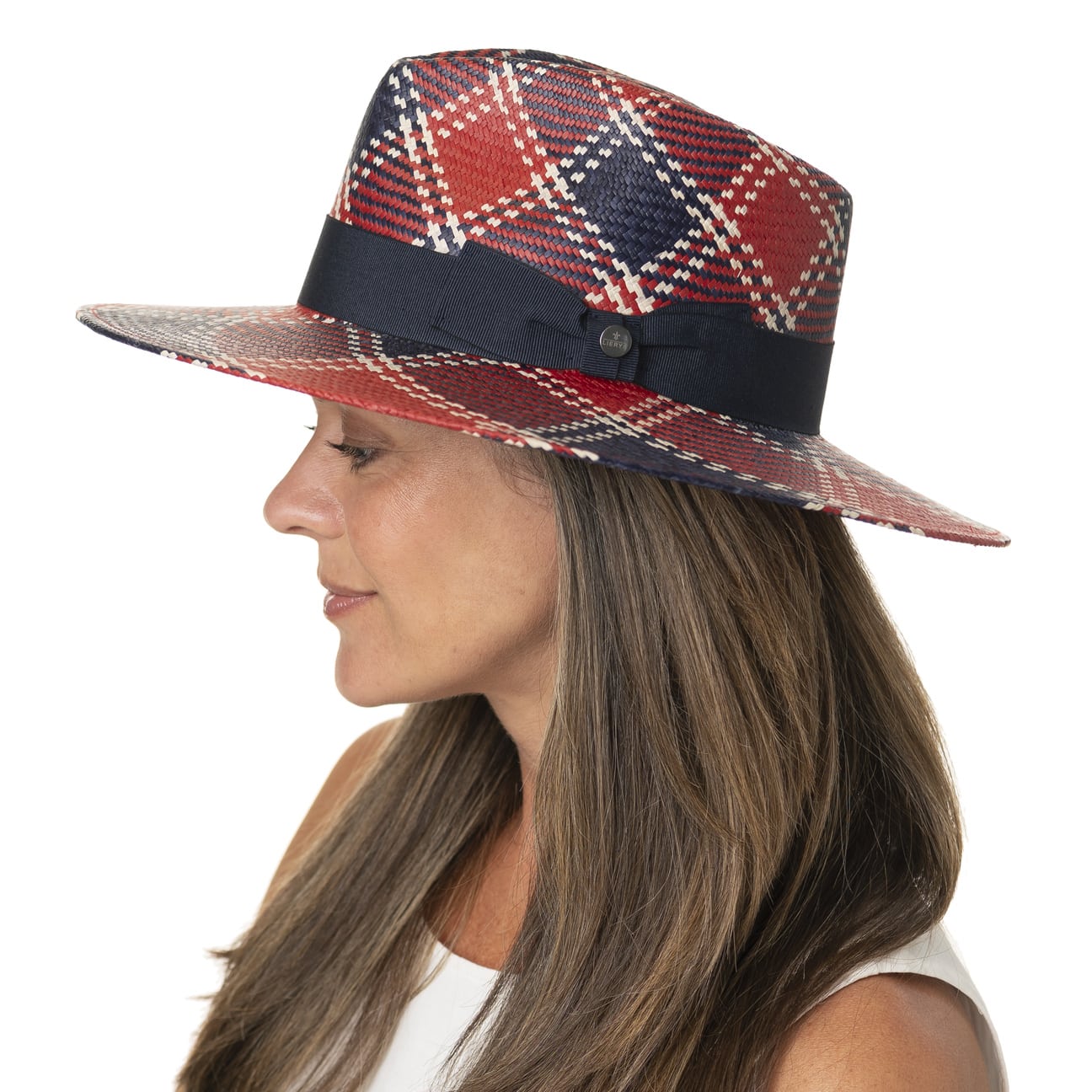 Big Brim Tricolour Panama Hat by Lierys - 165,95
