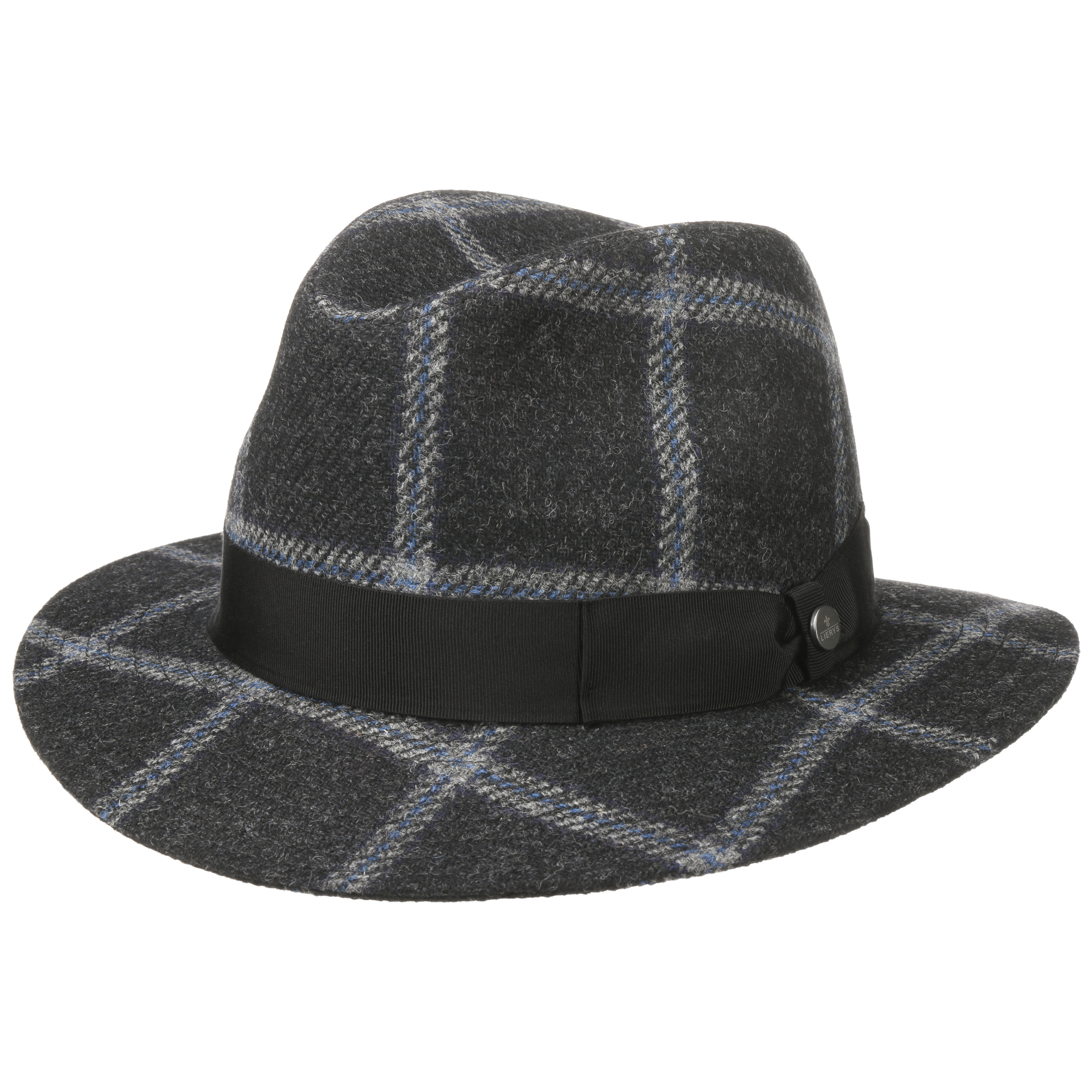 Big Check Traveller Wool Hat by Lierys - 108,95