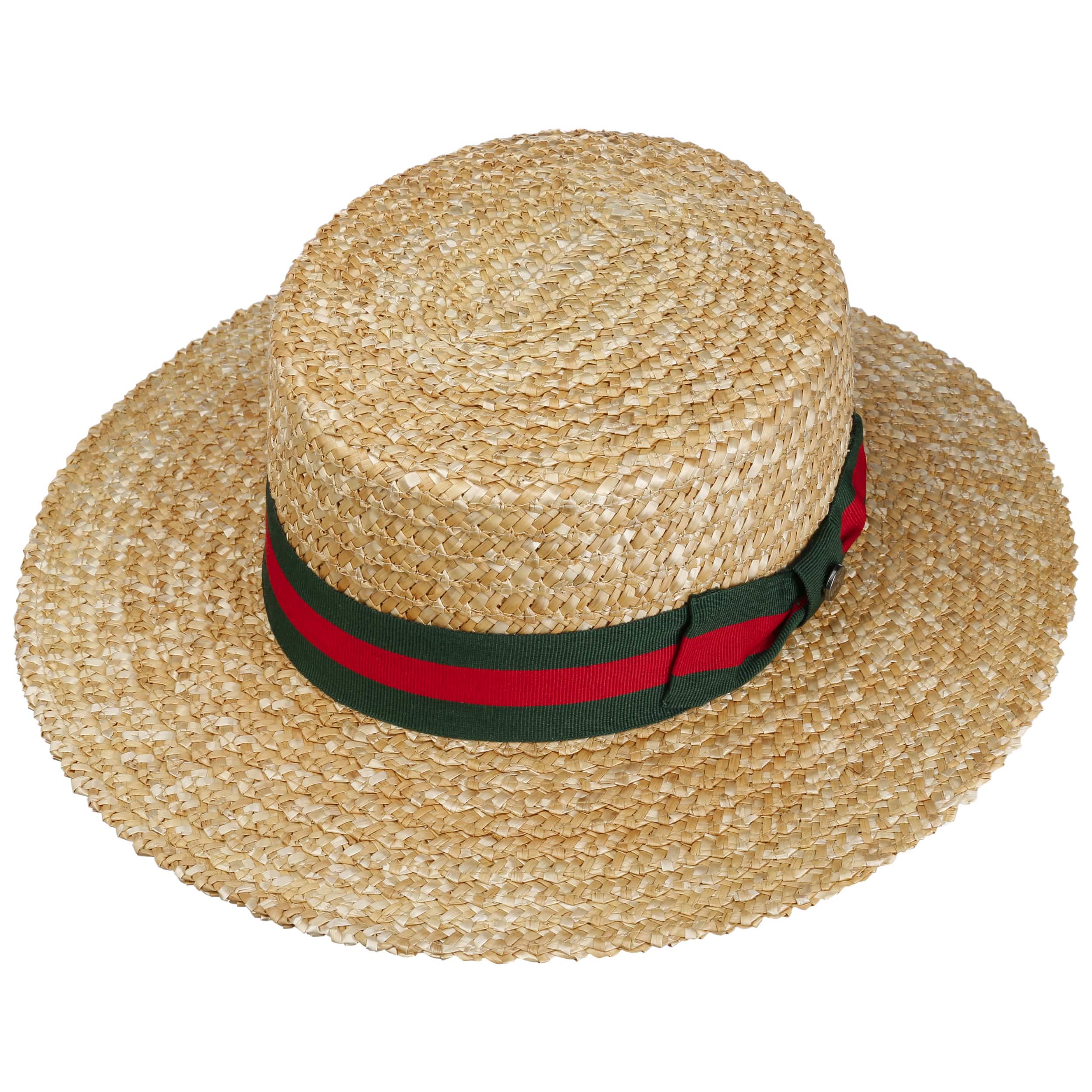 Boater Wheat Straw Hat by Lierys --> Shop Hats, Beanies & Caps online ...