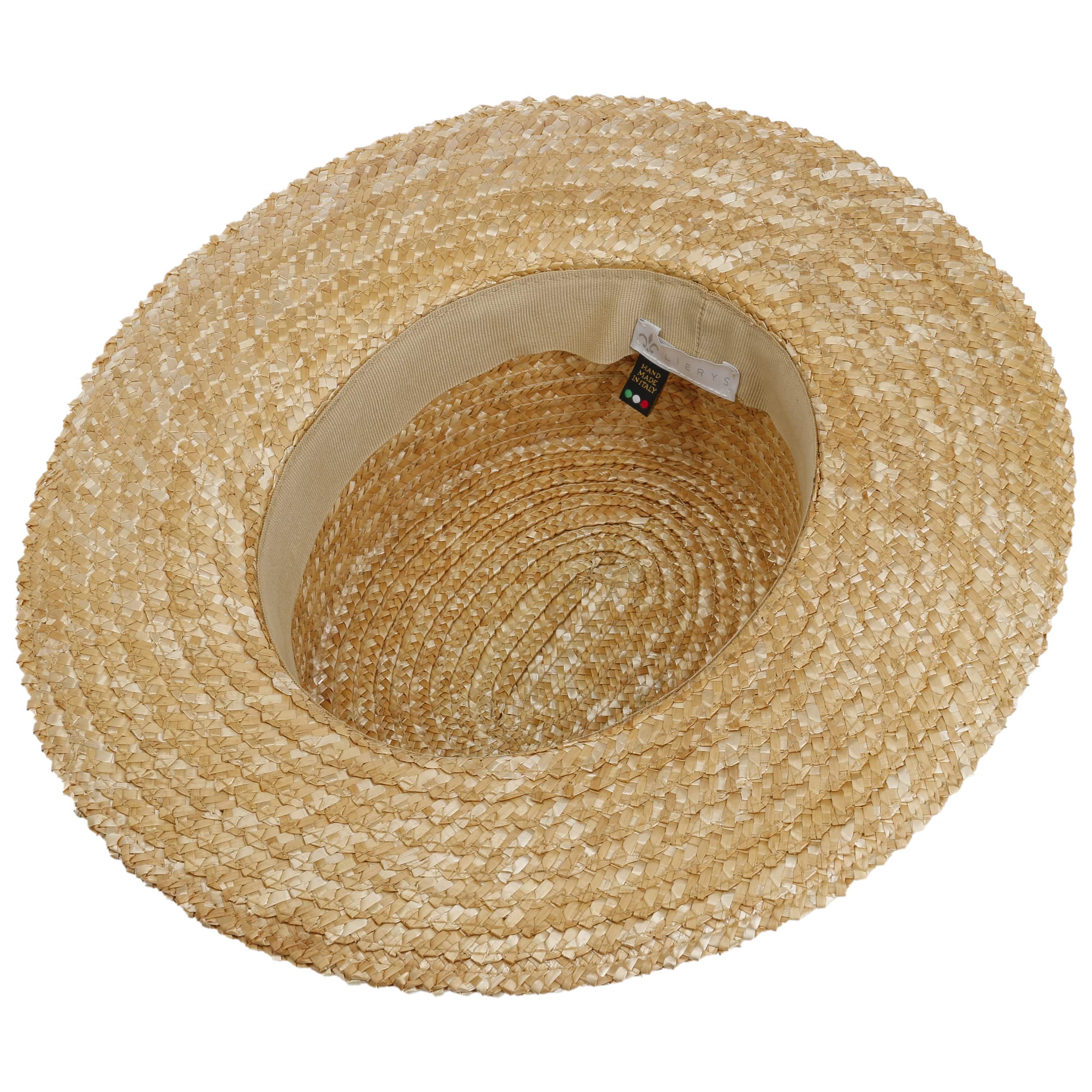 Boater Wheat Straw Hat by Lierys --> Shop Hats, Beanies & Caps online ...